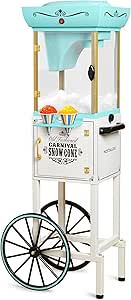 Amazon.com: Nostalgia Shaved Ice Machine, Aqua: Home & Kitchen