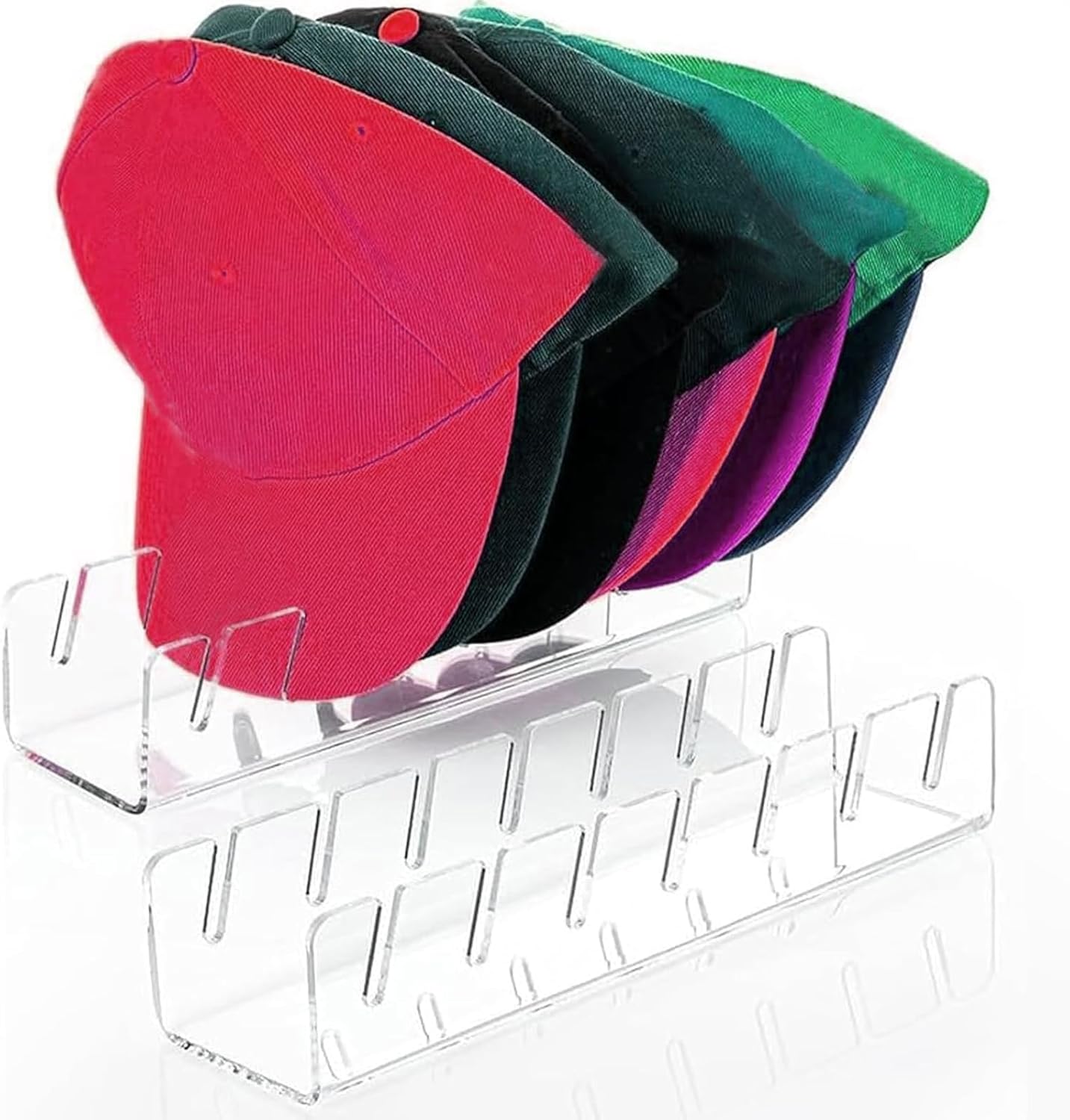 Amazon.com: 2024 New Hat Stand for Baseball Caps, 2 Pcs No Install ...