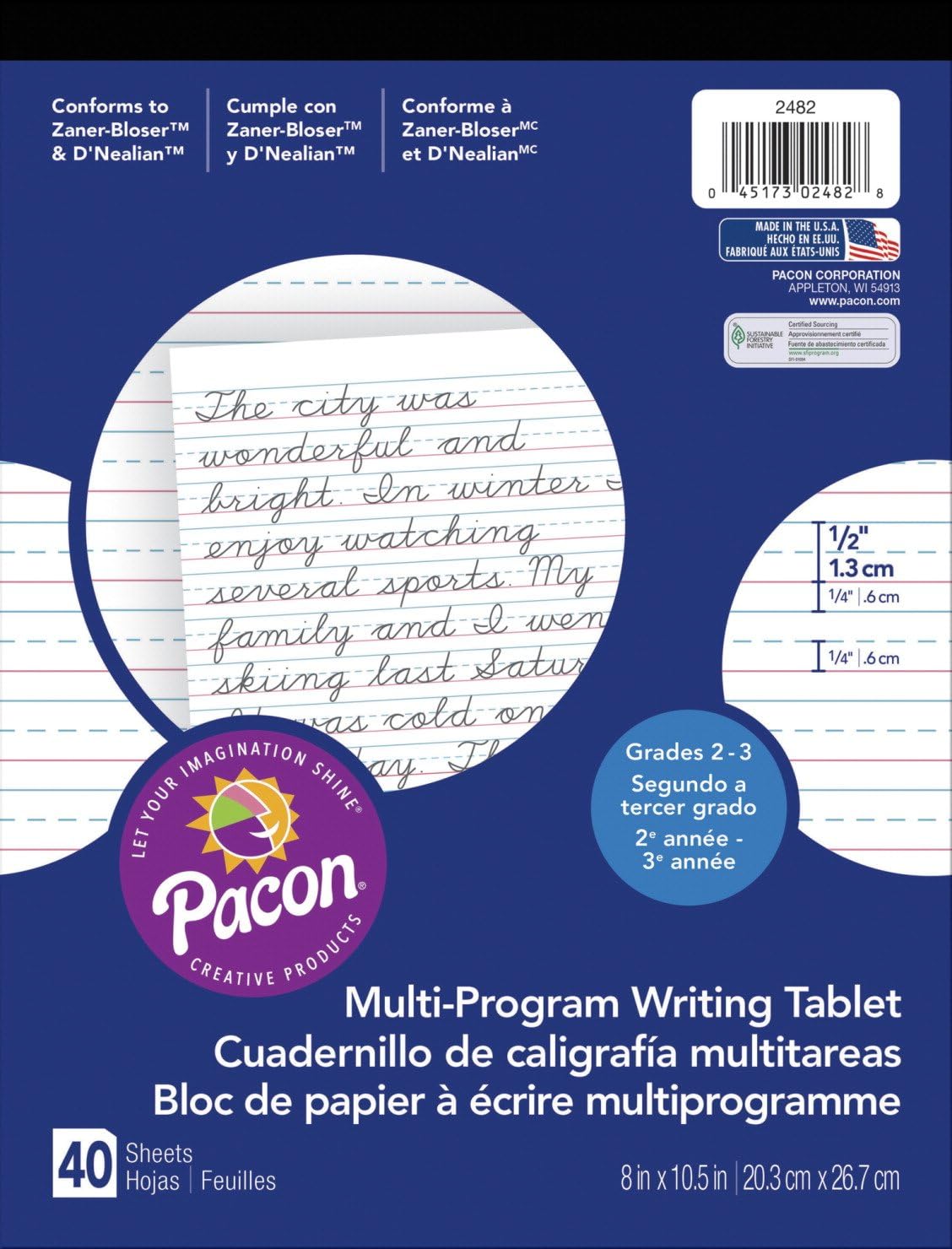 Amazon.com : Big Chief Writing Tablet, Primary Grades, Springfield, 8 X ...