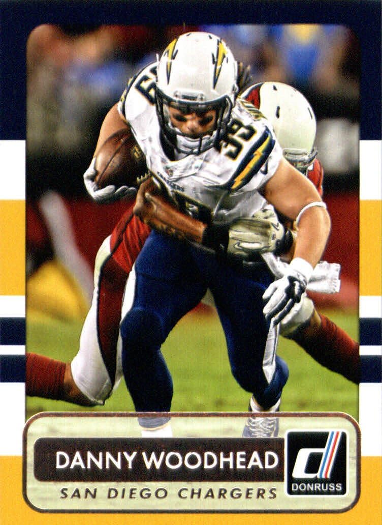 Amazon.com: 2015 Donruss Football Card #41 Danny Woodhead ...