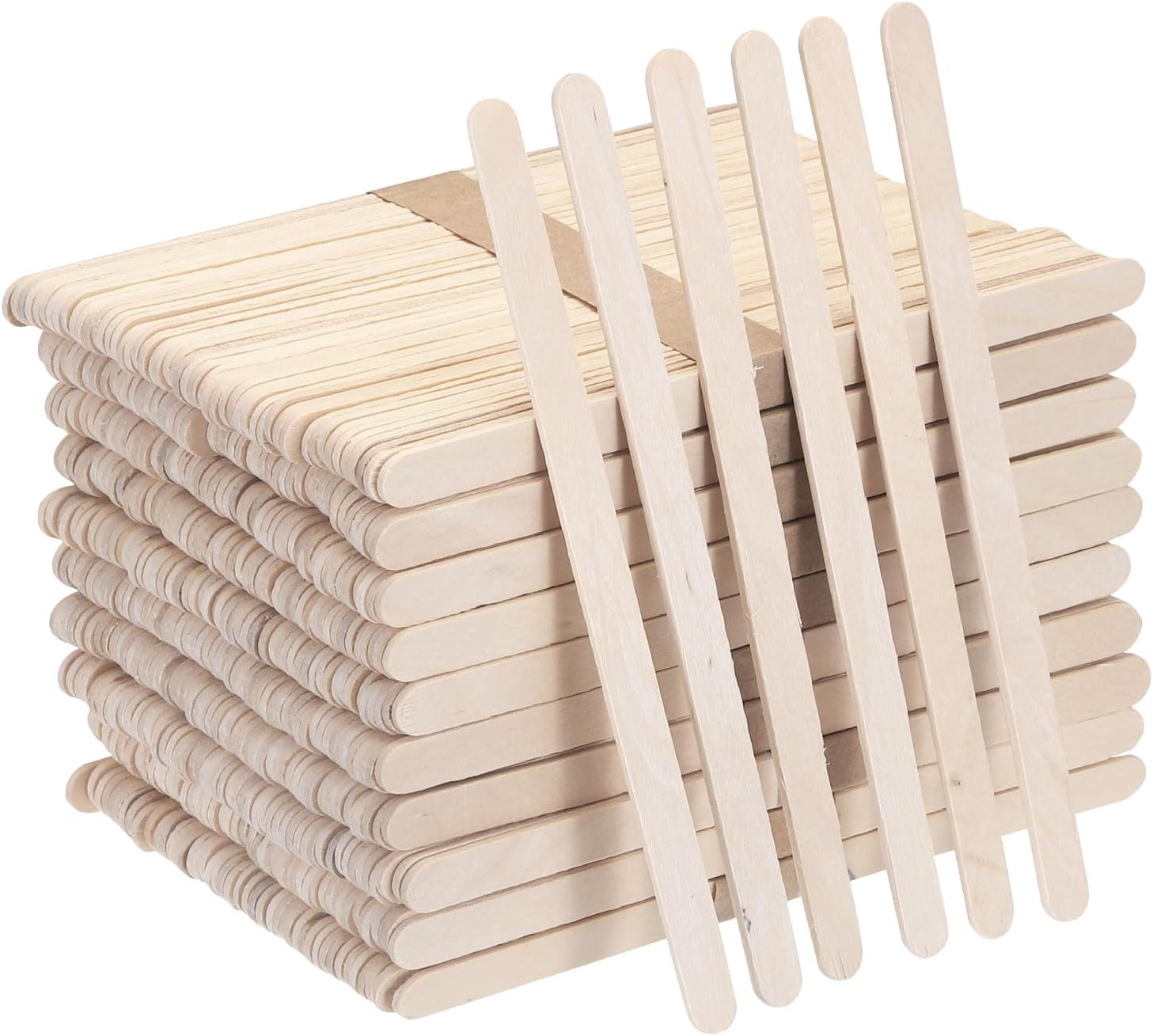 Amazon.com: uxcell Wood Craft Sticks, 6.3 Inch Wooden Crafts Stick for ...