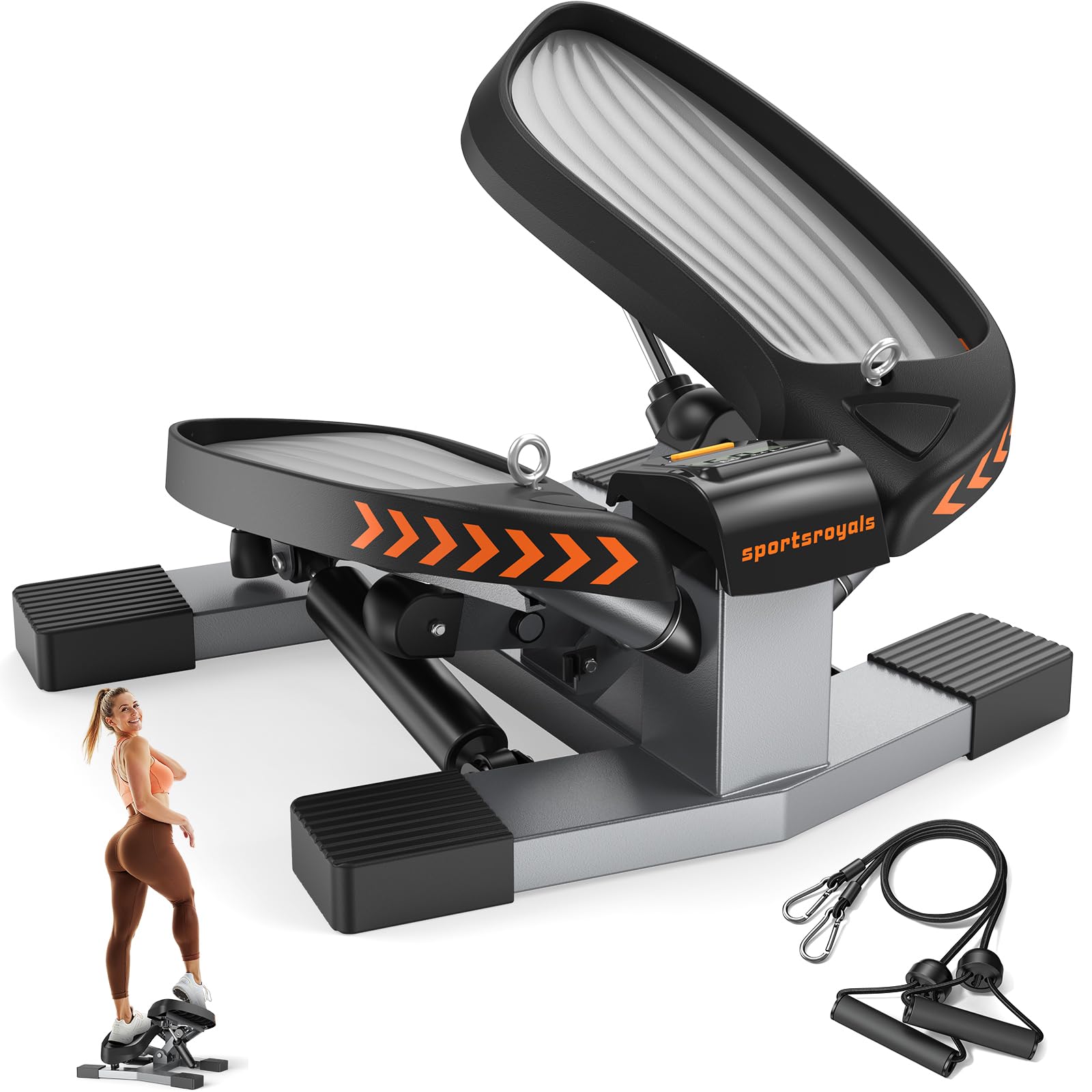 Amazon.com : Sportsroyals Twist Stepper, Stair Stepper for Exercises ...