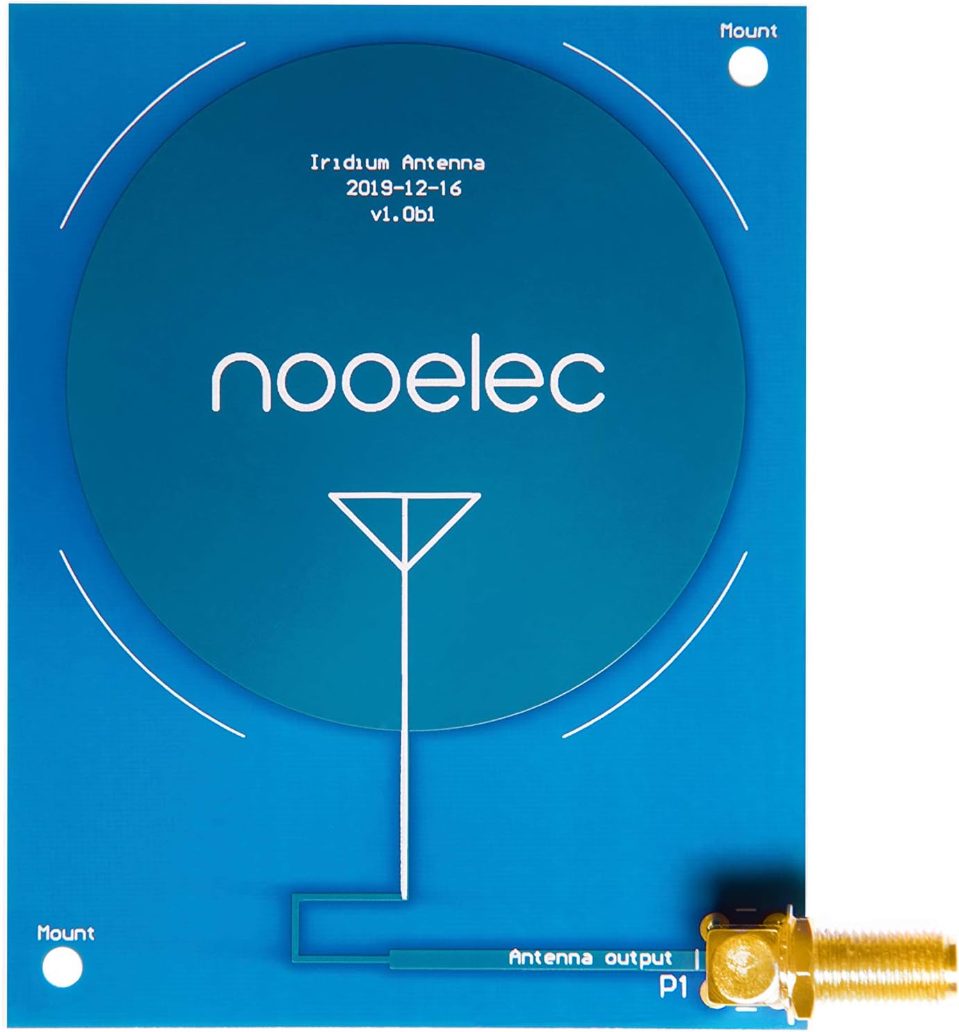 Amazon.com: Nooelec Iridium Patch Antenna - High Gain (3dBi) 1620MHz PCB Antenna with SMA ...