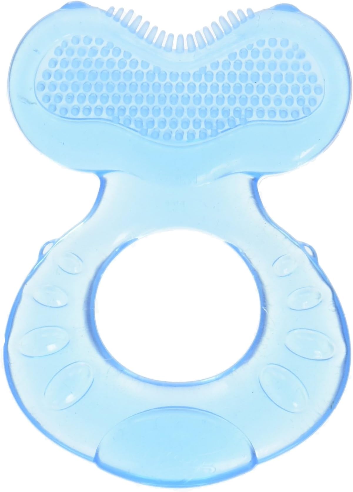Amazon.com : Nuby Silicone Teethe-eez Teether with Bristles, Includes ...
