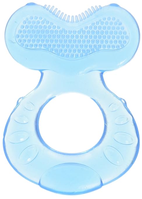 Amazon.com : Nuby Silicone Teethe-eez Teether with Bristles, Includes ...