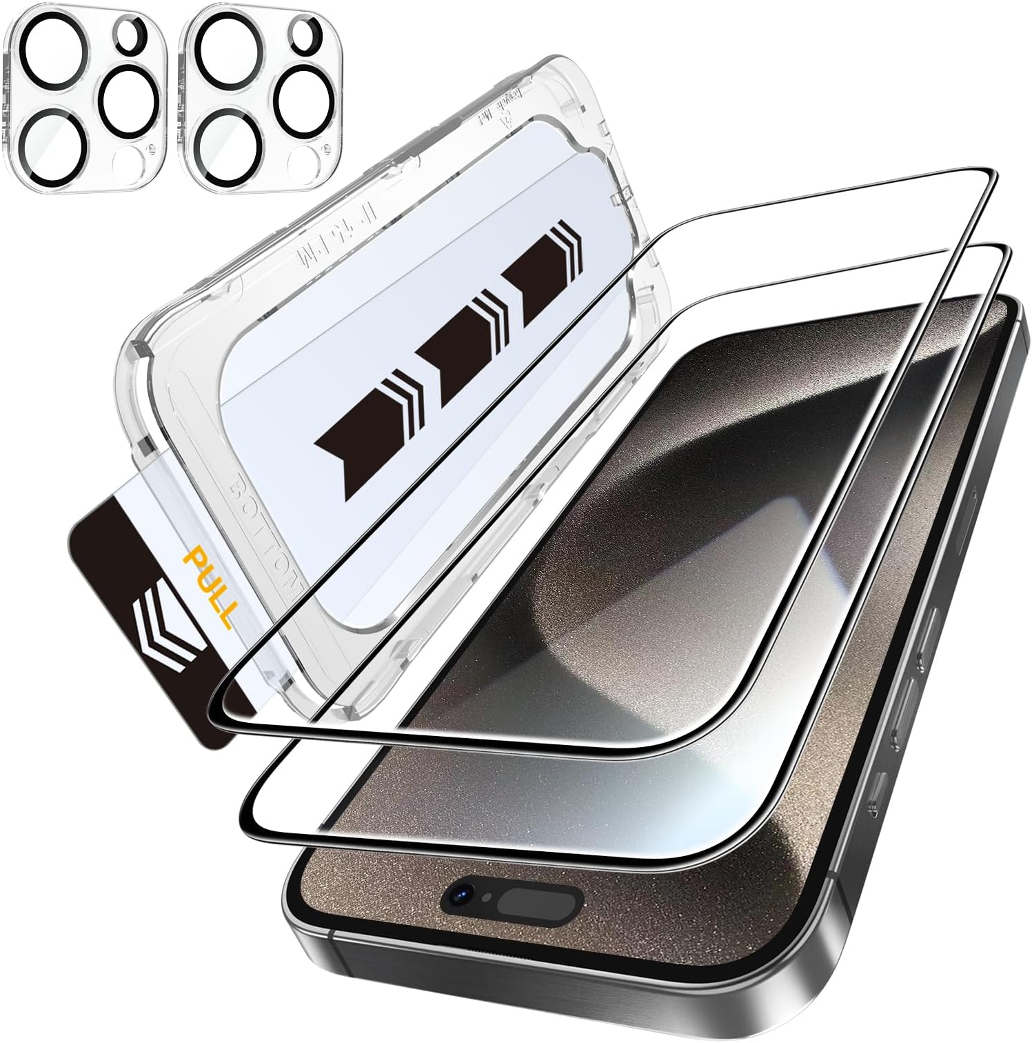 Amazon.com: Gadget Guard Glass for iPhone 15 Pro Max Screen Protector ...