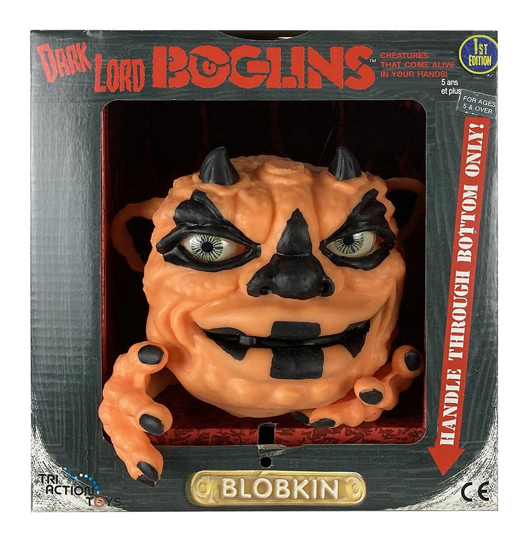 BOGLINS Dark Lord Blobkin 8” Foam Monster Puppet with Super Stretchy ...