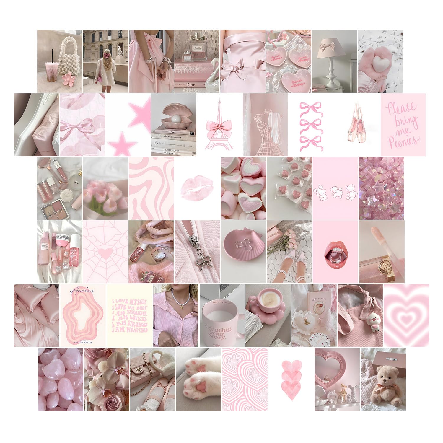 Amazon.com: TRAMIN 50 Pcs Coquette Room Decor, Coquette Aesthetic Room ...