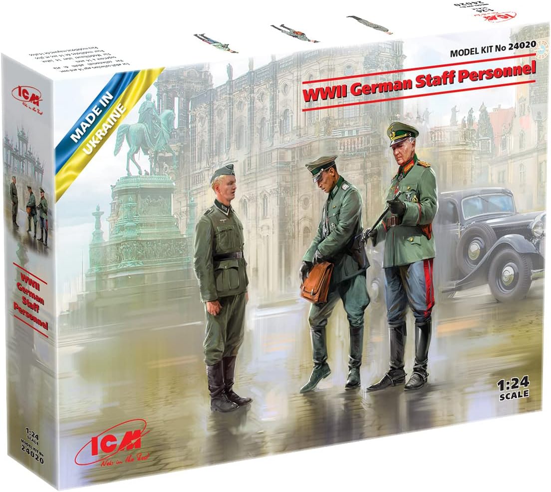 Amazon.com: ICM 24020 - WWII German Staff PersonnelICM 24020 - WWII ...