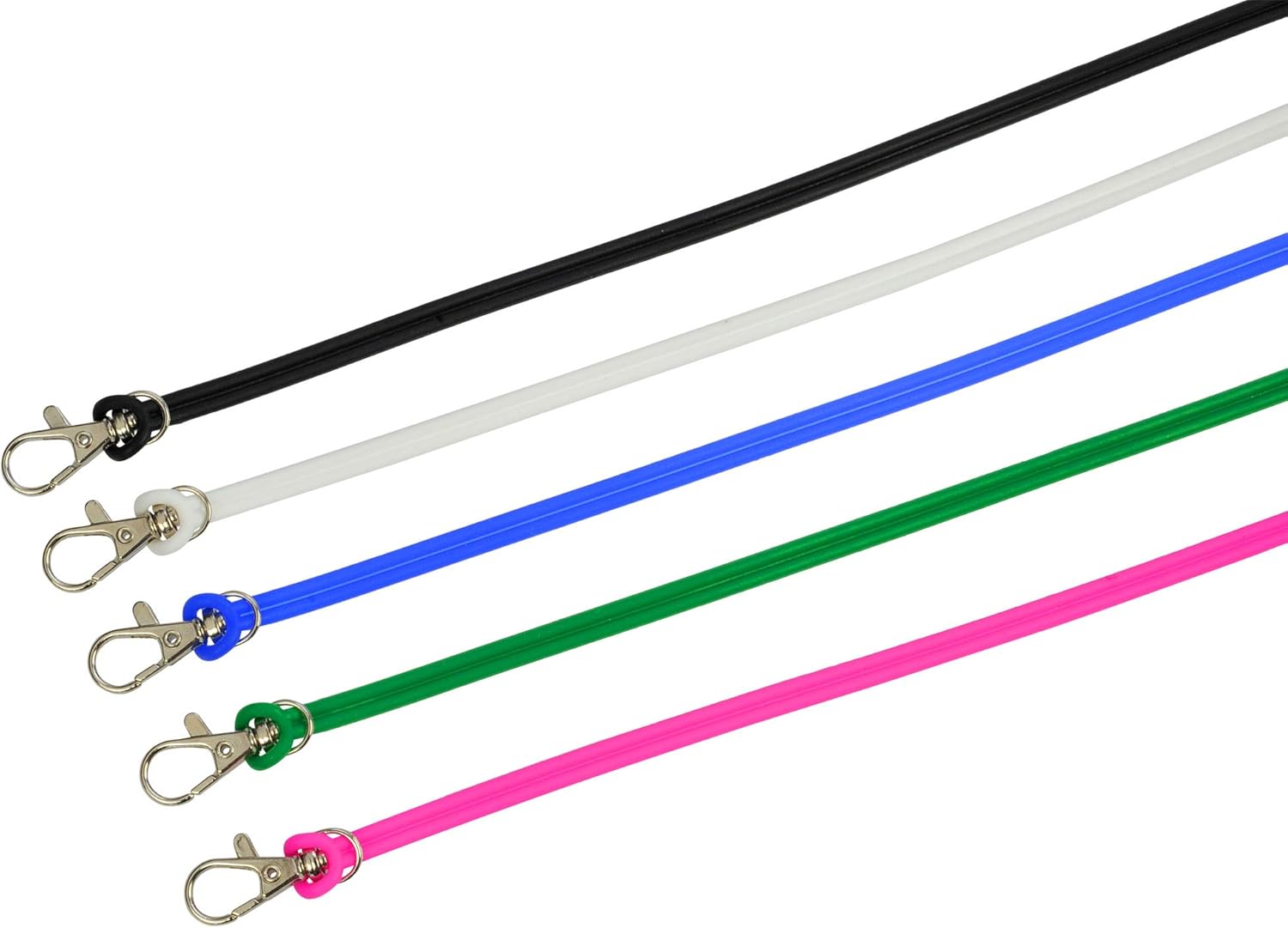 5 Pack Hygienic Silicone Mask Strap – Black, White, Blue, Green, Pink ...