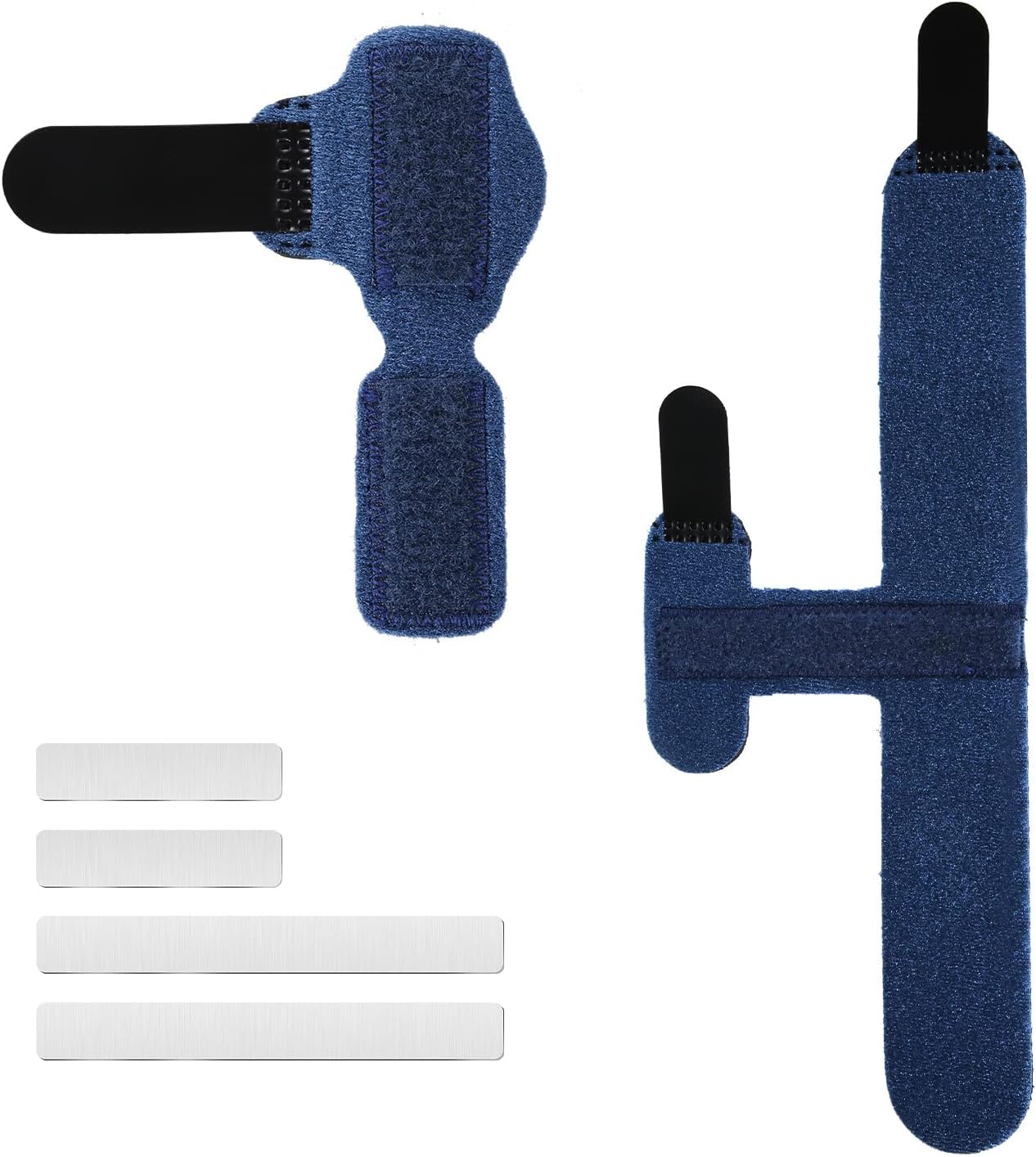 Amazon.com: 2pcs Toe Splints for Straightening, Dark Blue Toe Brace for ...