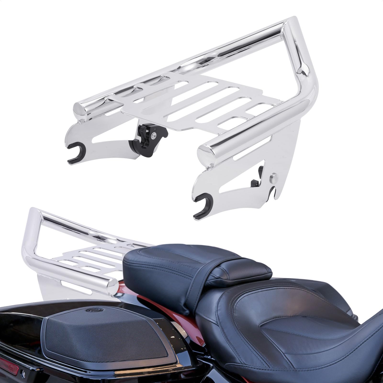 Amazon.com: Aferrizu Rear Grab Handles Bracket Kit Luggage Rack ...