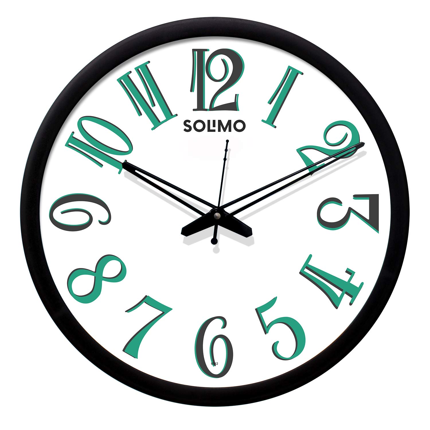 Buy Amazon Brand - Solimo 12-inch Wall Clock - Glamor (Silent Movement ...