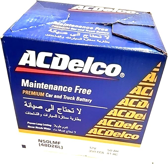 Acdelco Car Battery N50Lmf (48D26L) : Amazon.ae: Automotive