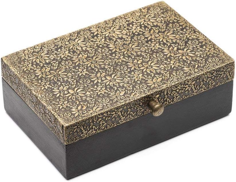 Amazon.com: Matr Boomie Golden Treasure Box - Large : Home & Kitchen