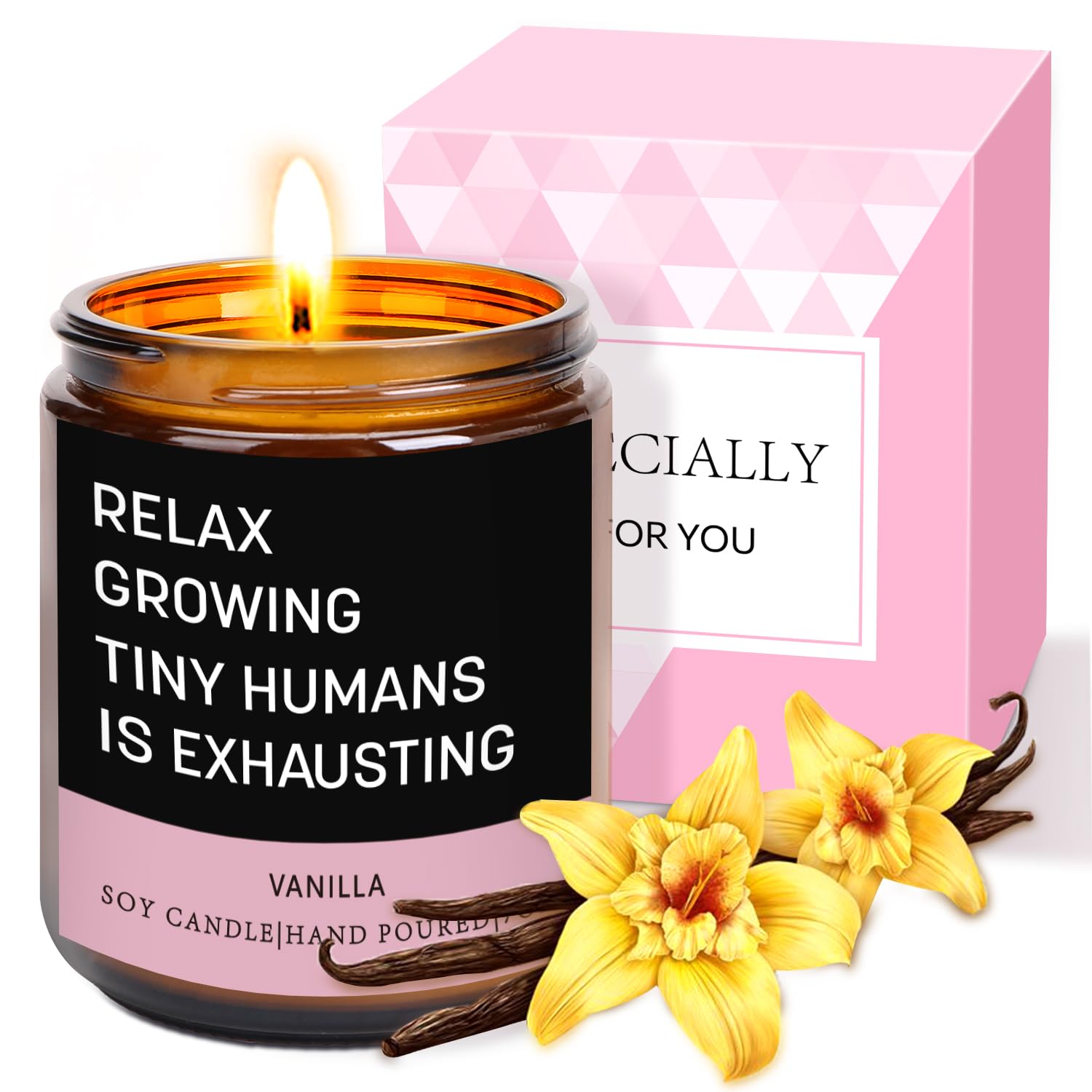Mum to Be Scented Candles Gifts for New Mum, 7OZ Vanilla Mummy to be ...