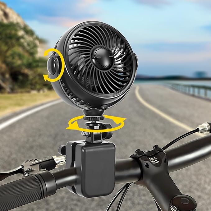 Amazon.com: xuenair Clip on Fan for Peloton Bike Treadmill Bed Desk Car ...