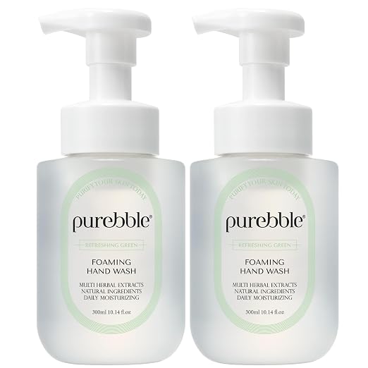 Amazon.com : PUREBBLE Refreshing Green Foaming Hand Wash with ...