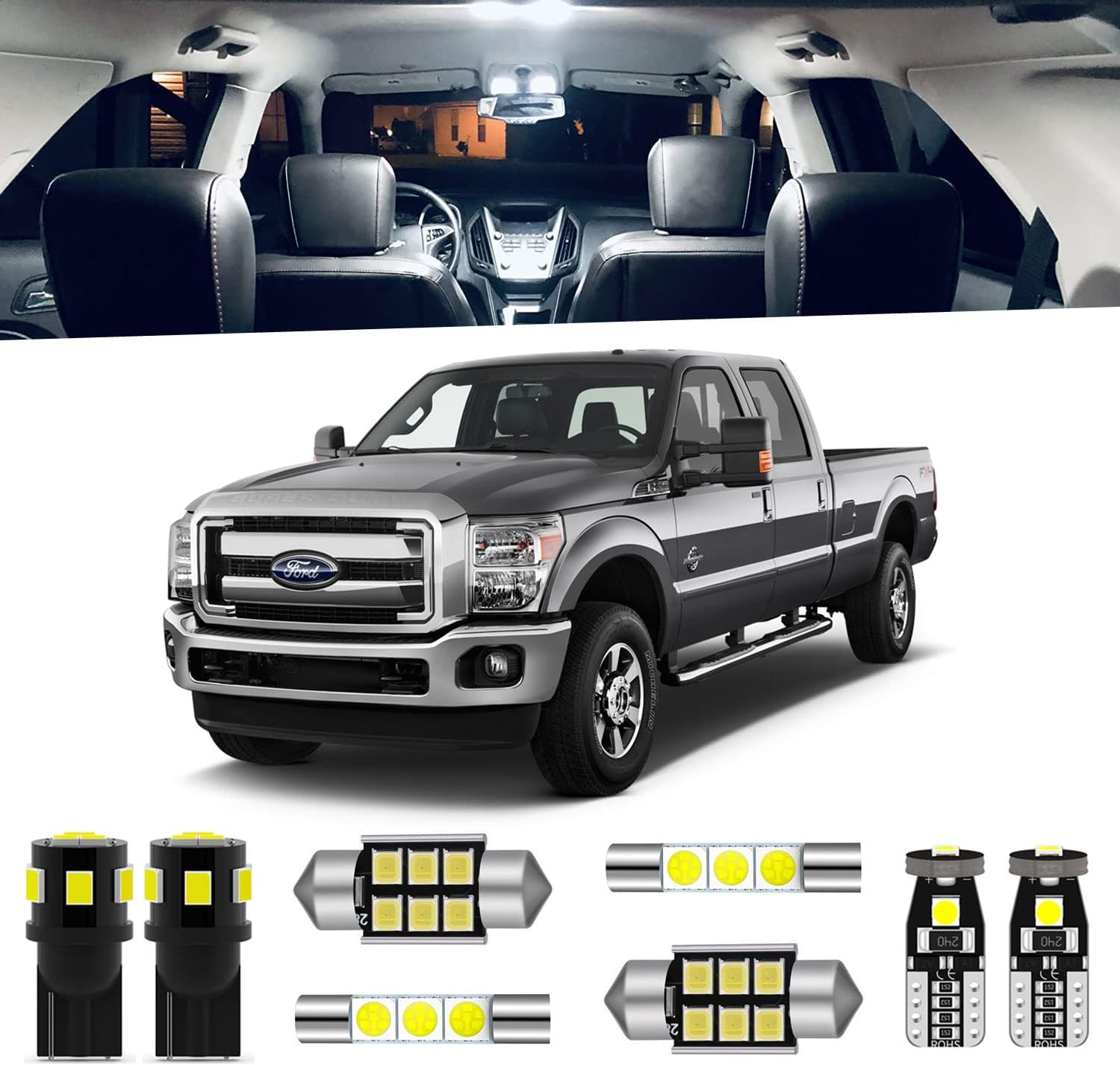 Amazon.com: D15 Lighting LED Interior Light Accessories Kit for 1999 ...