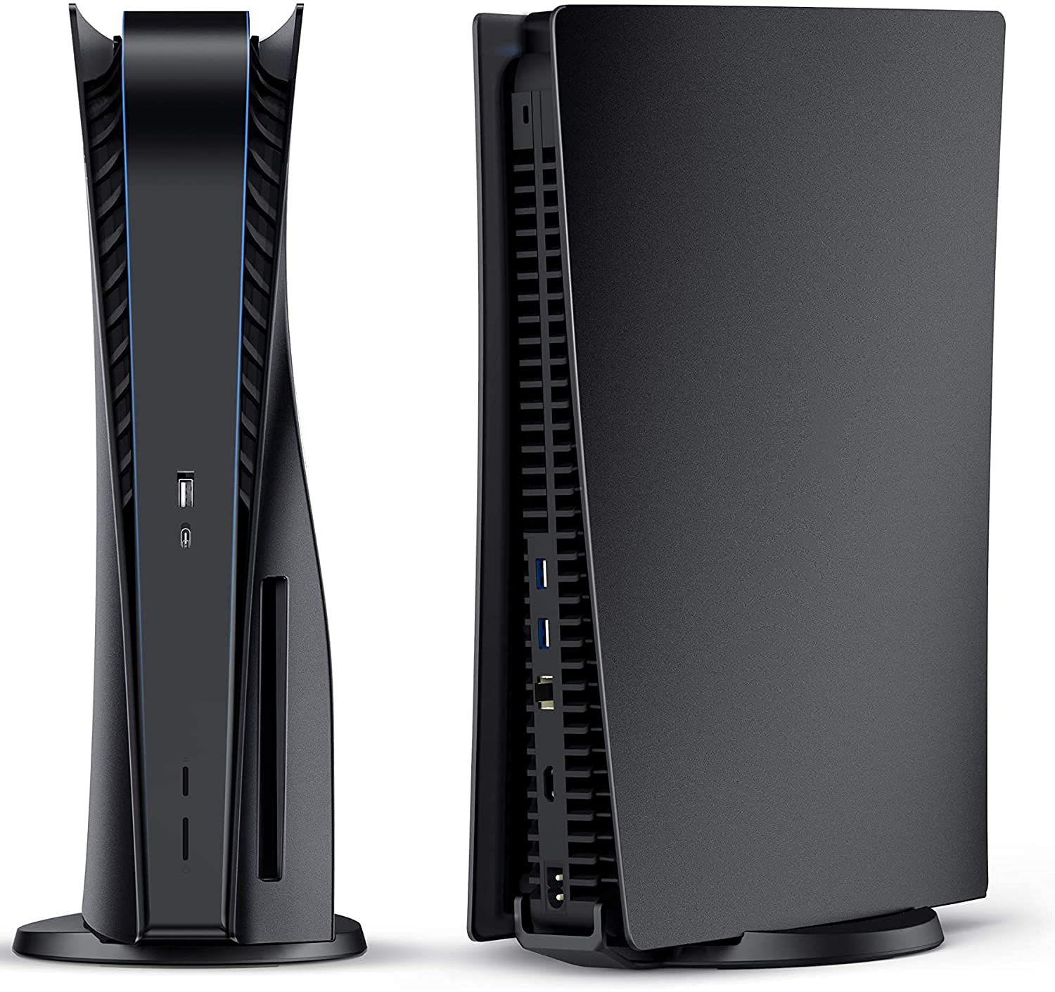 Amazon.com: Blackplates - Original All Black Replacement Panels for PS5 ...