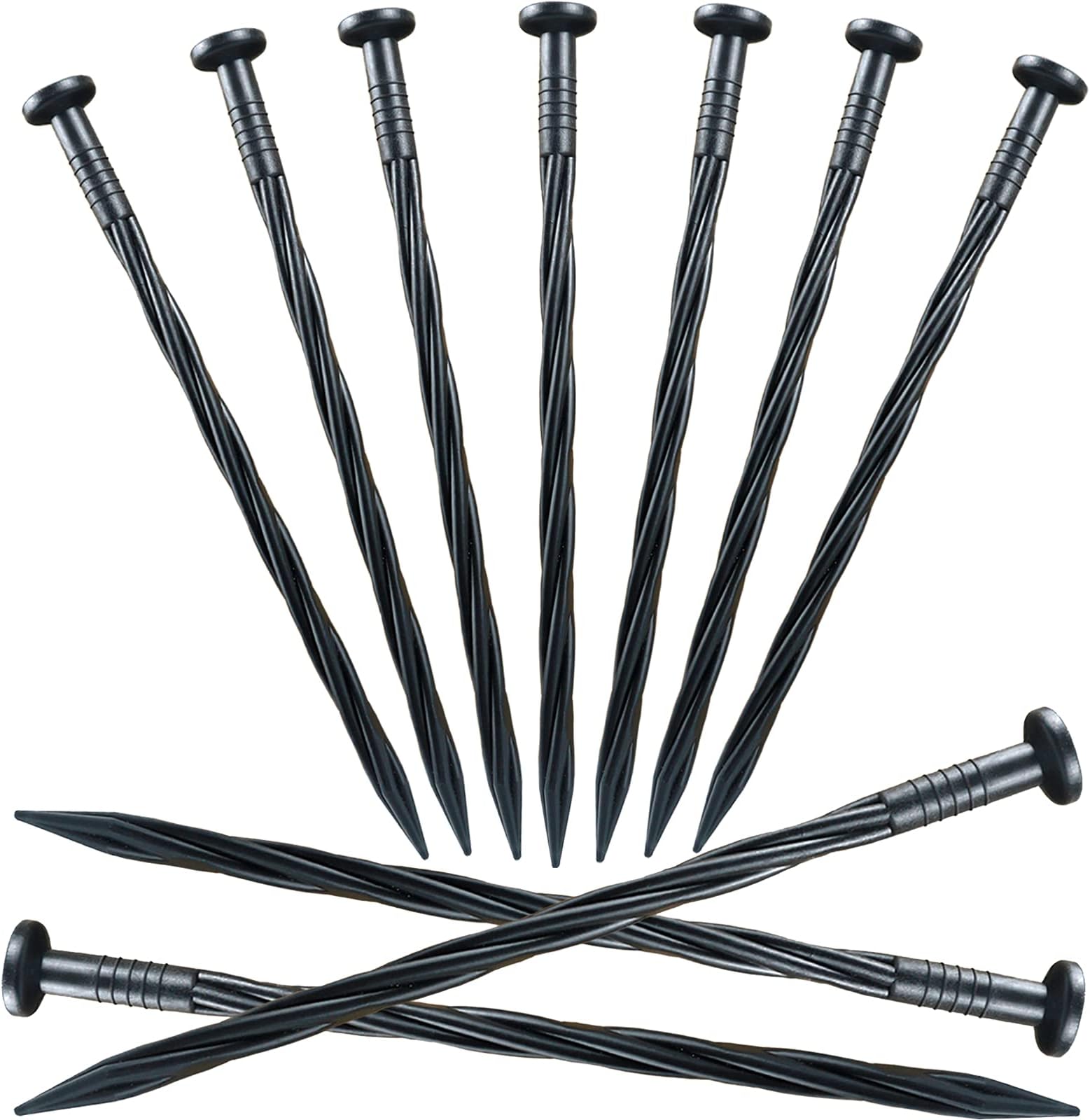 Amazon.com : Honoson 100 Pack 8 Inch Plastic Stakes Plastic Garden ...