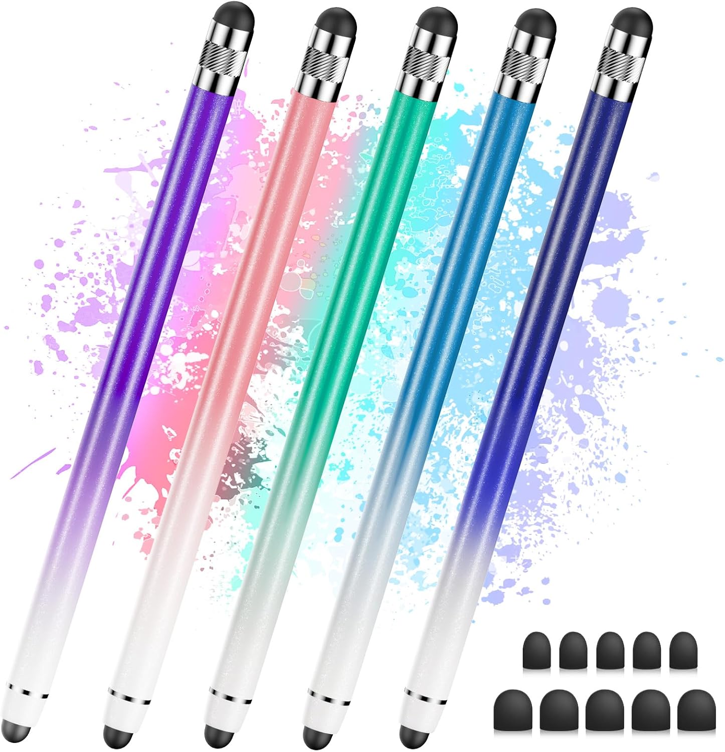 Amazon.com: 5 Pack Stylus Pens,for iPad, iPhone, Microsoft Surface ...