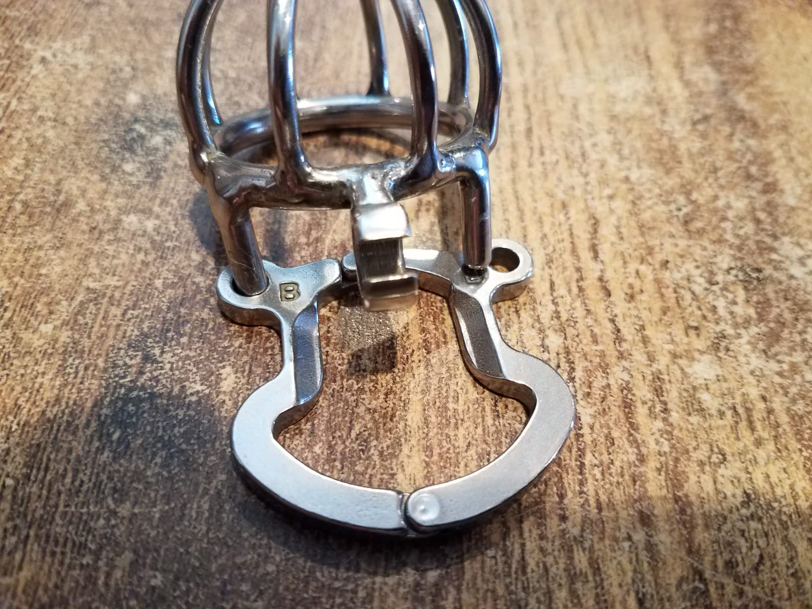 Amazon.com: TERNENCE 男款 Virginity Lock 腰帶 男性 貞操 公雞 籠子 防脫環 F004 (適用於 ...