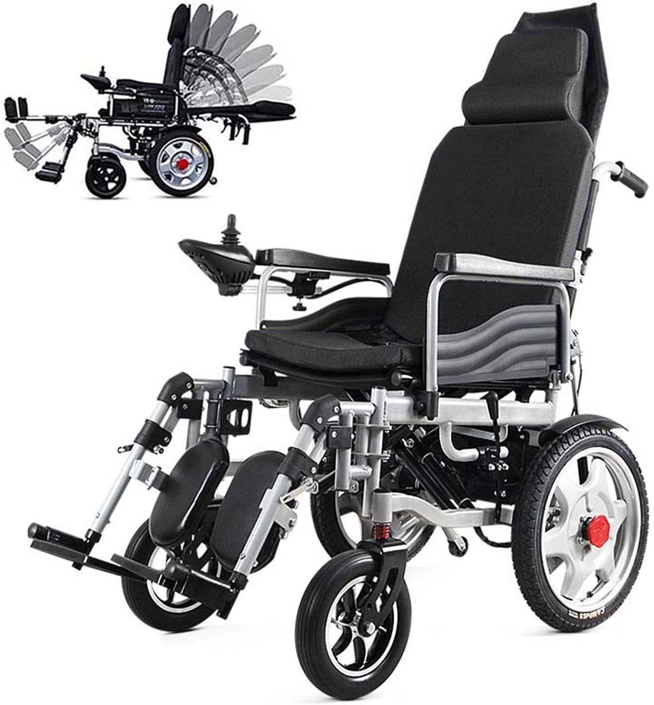 Amazon.com: Electric Wheelchair for Adults, Foldable Lightweight All ...