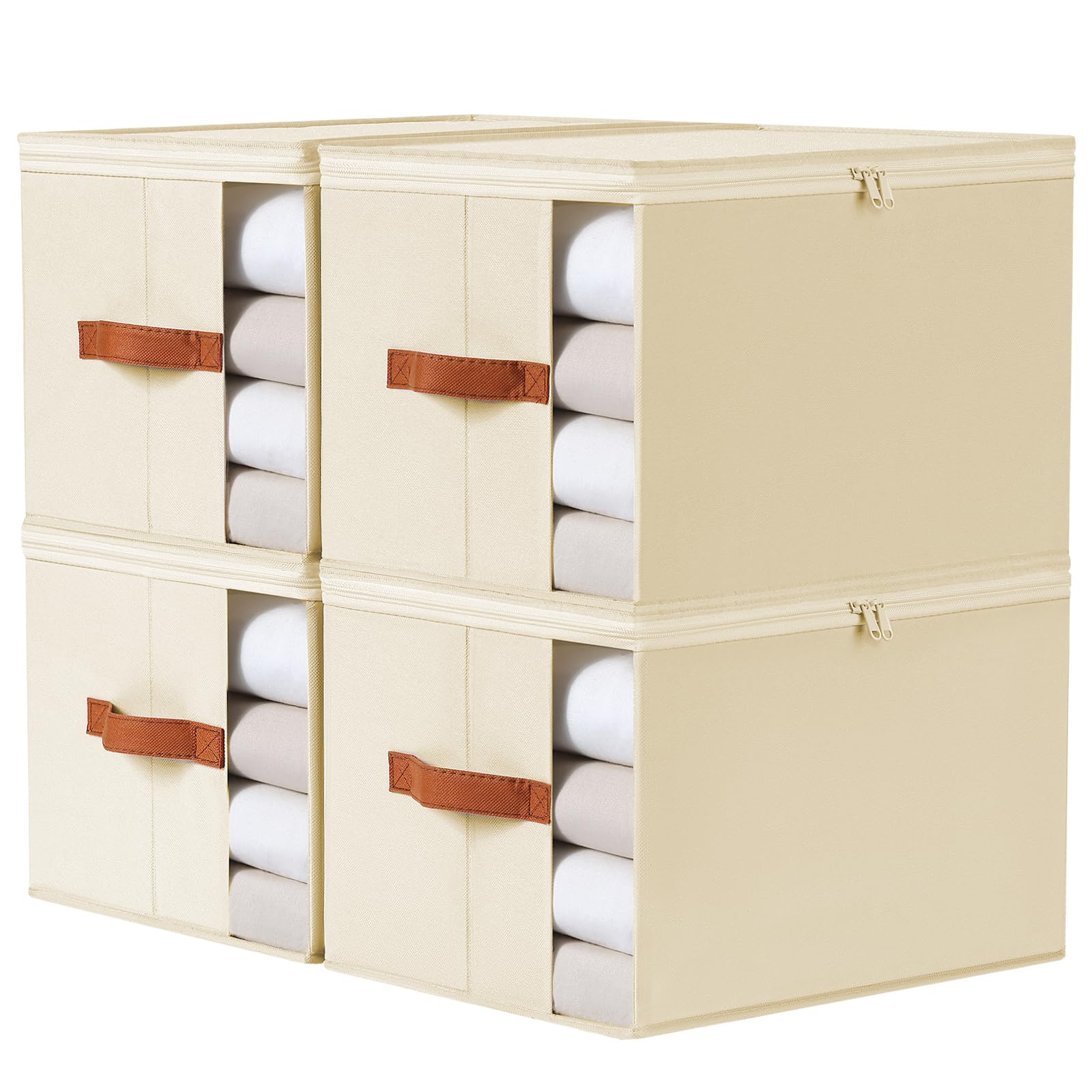 Amazon.com - DIMJ Storage Bins With Lids - Large Clothes Storage Bins ...