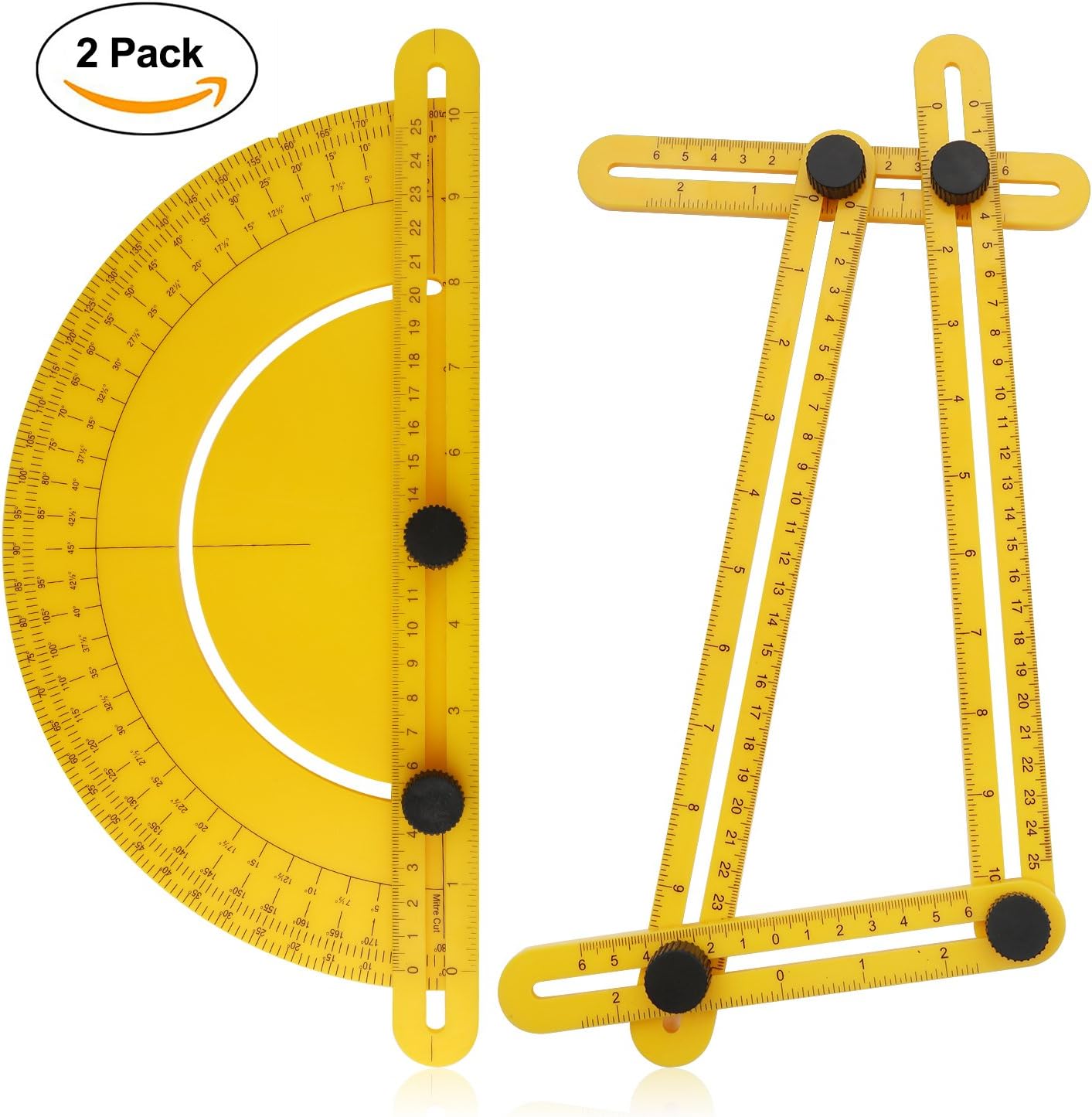 Amazon.com: Angle Measurement Tools Set, Lokman Multi Angle Measuring ...