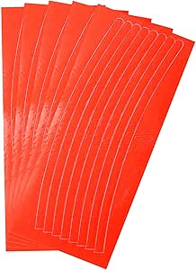 Amazon.com: HARFINGTON 40pcs Reflective Wheel Strips 0.4"x8.3" Night ...