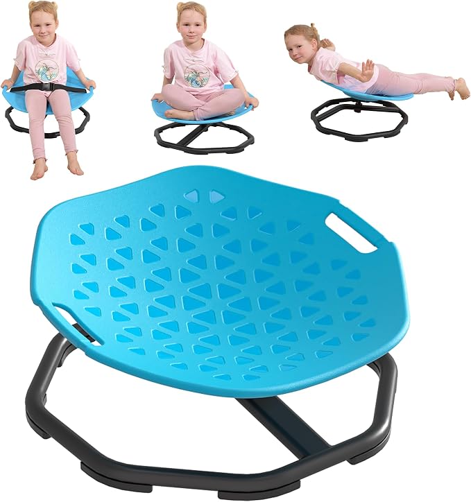 Amazon.com: jakinoy Sensory Spinning Chair for Autistic Kids,Upgraded ...