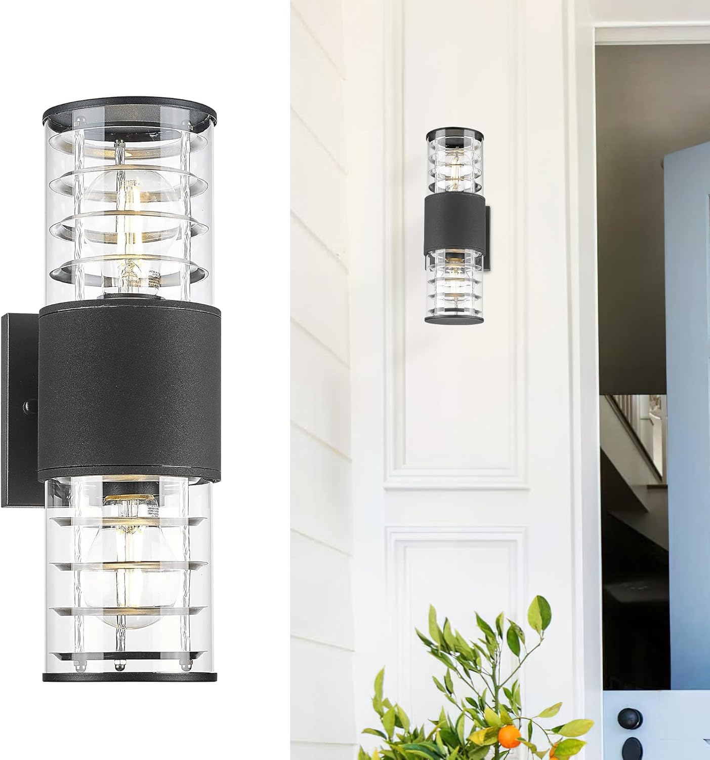 Ken & Ricky Up and Down Outdoor Porch Light Fixture, Modern Outdoor ...