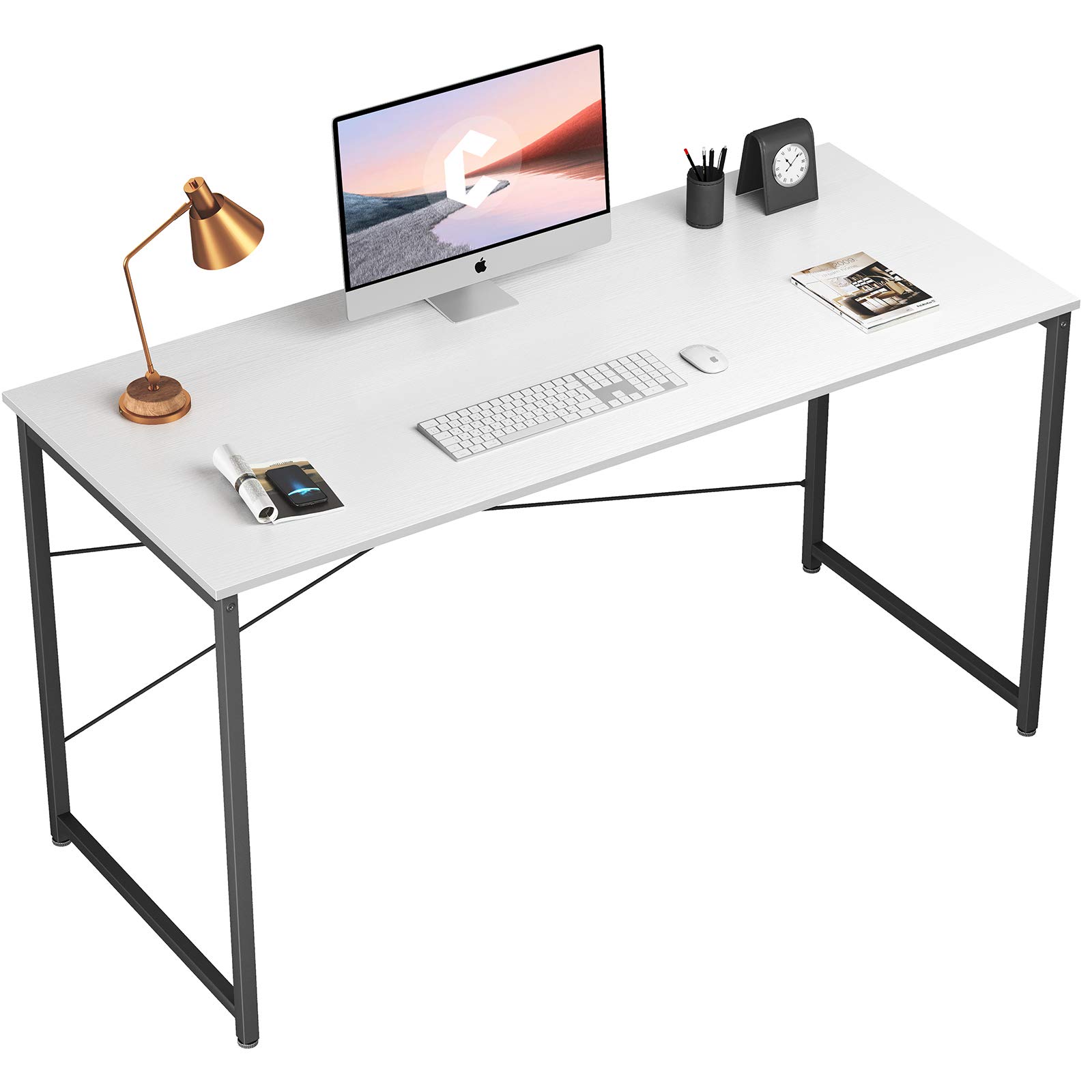 Cubicubi Computer Desk 47" Home Office Laptop Desk Study Writing Table ...