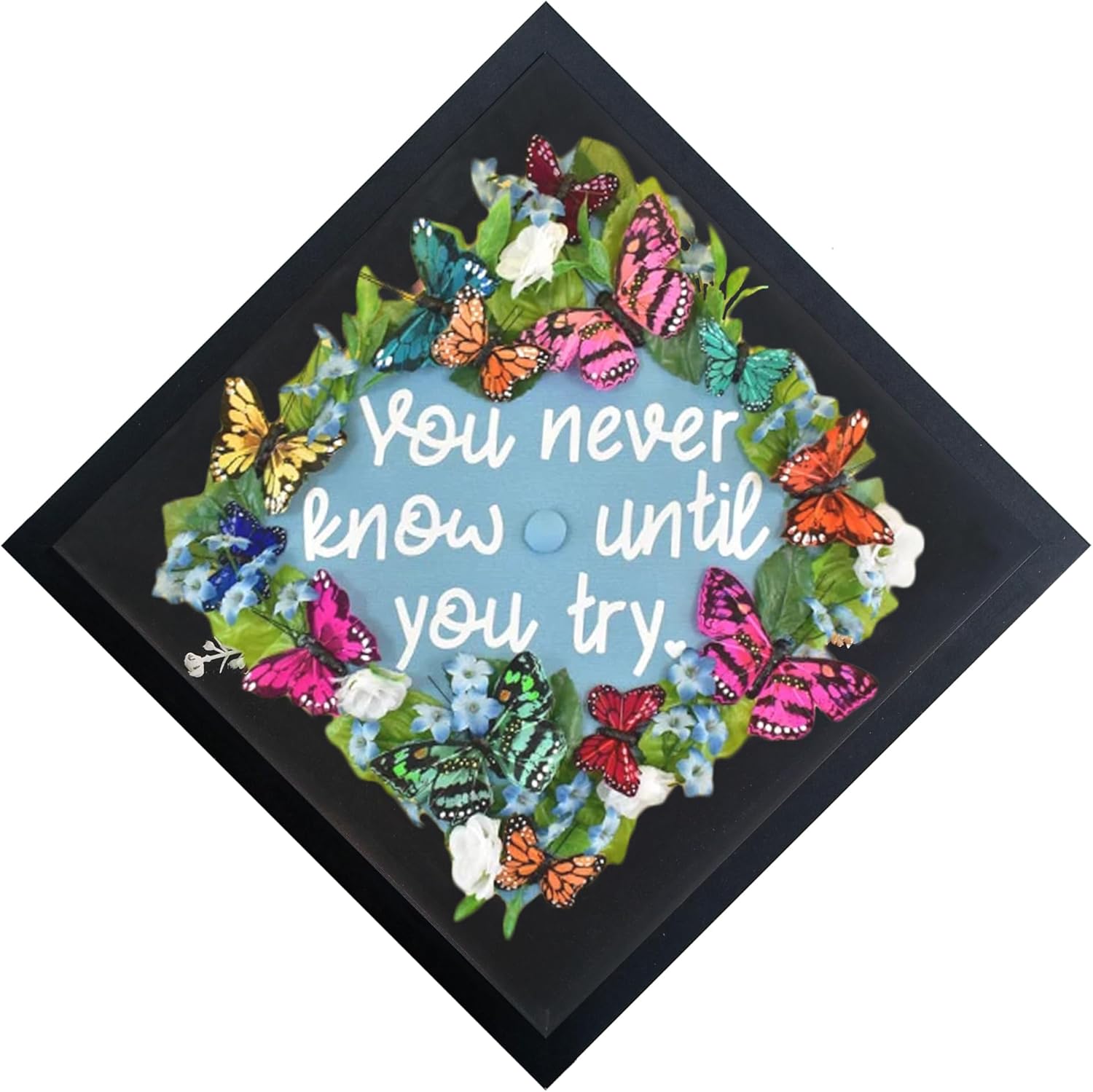 Amazon.com - Hodeframe 12"x12" Black Graduation Cap Shadow Box Frame ...
