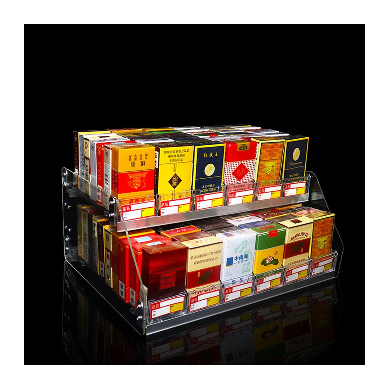 Amazon.com: Wall-Mounted Cigarette Display Holder, Trapezoidal Layered ...