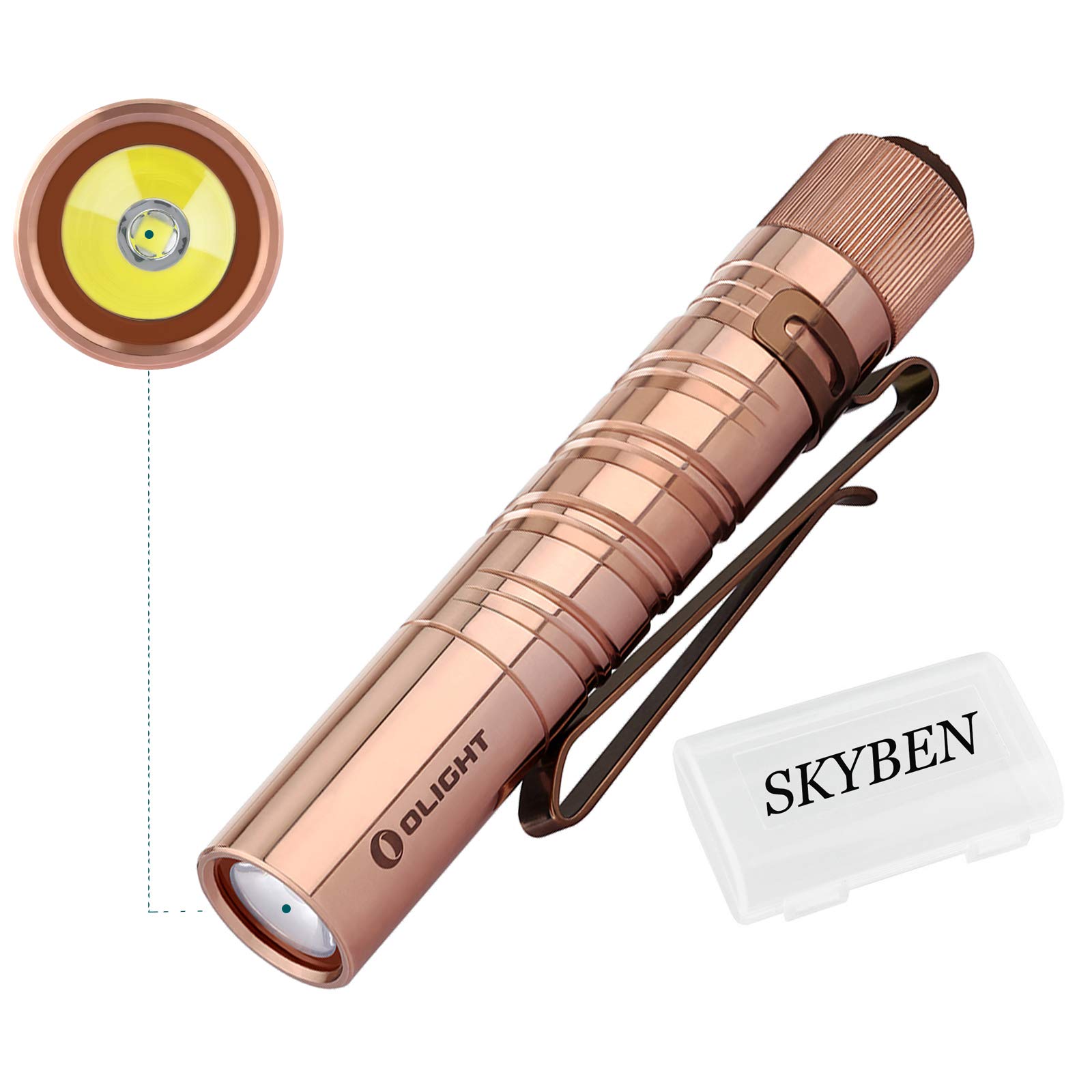 Buy Olight I3T EOS CU 180 Lumens Limited Copper Version Slim EDC ...
