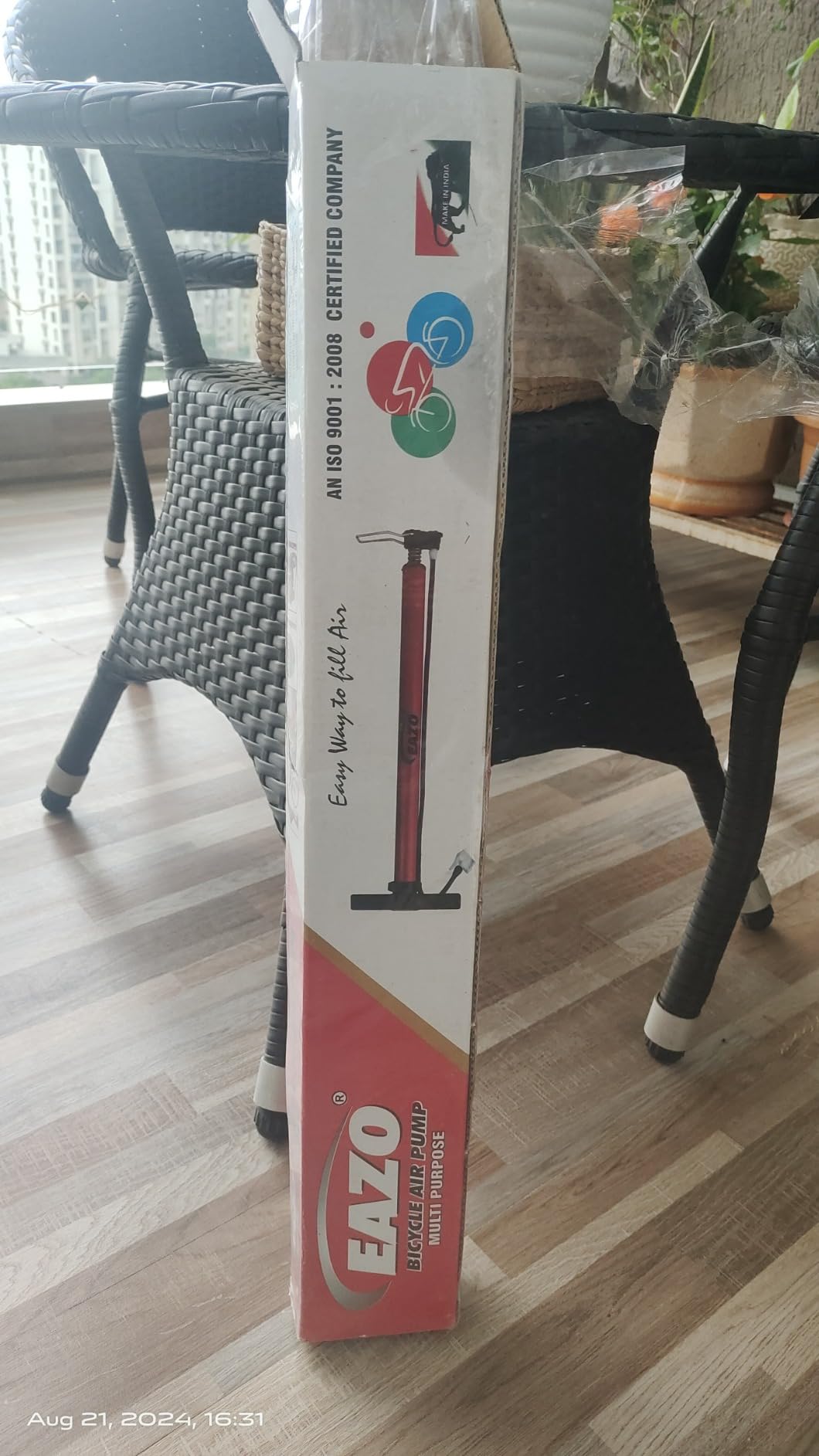 Eazo Steel Multipurpose Cycle Pump with Needle (Use for Car,Bicycles ...