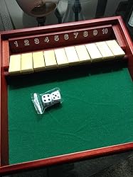 Amazon.com: Shut The Box Game Wooden Set – Easy to Learn Math and ...