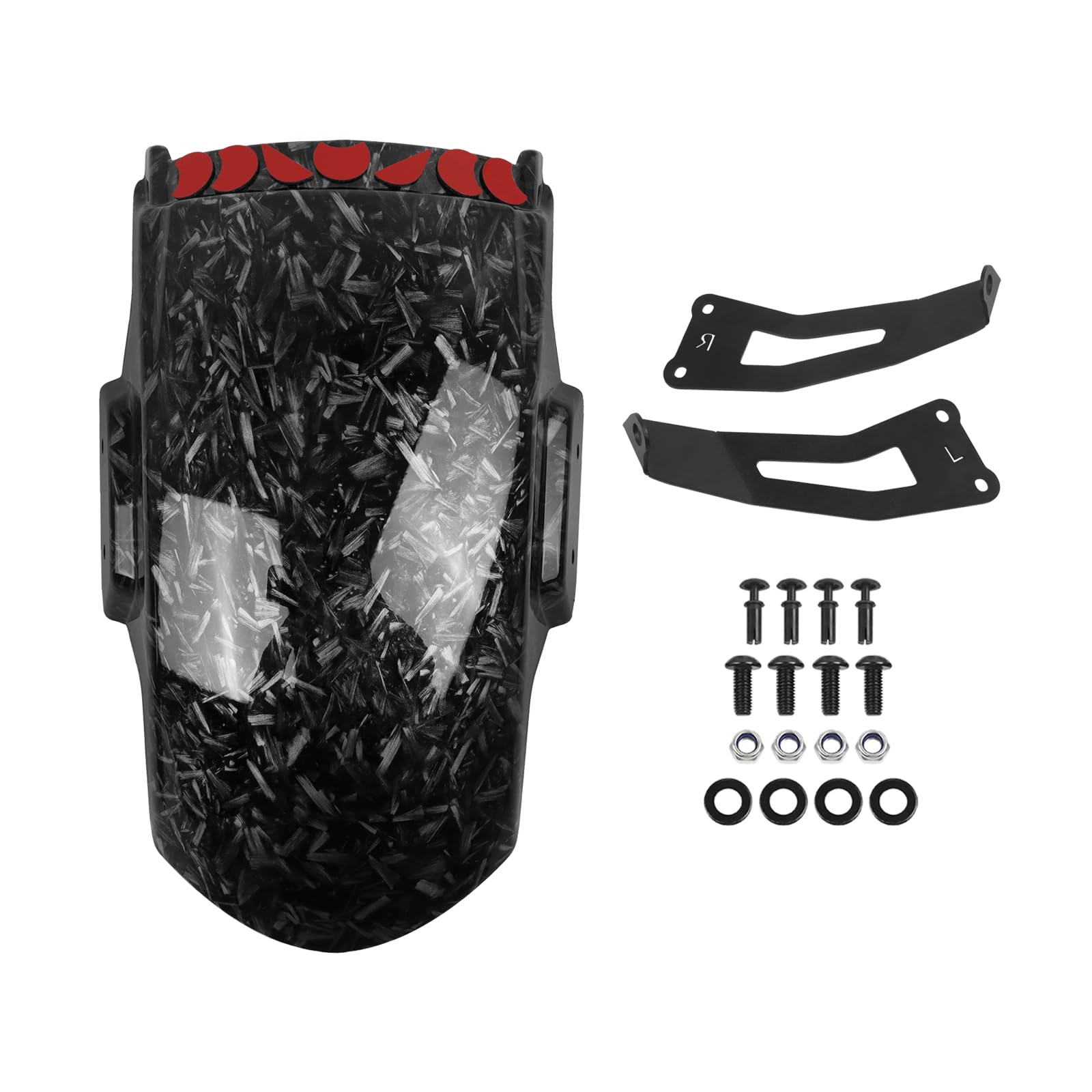 Amazon.com: Motorcycle Front Mudguard Extender Extension Fender Bracket ...