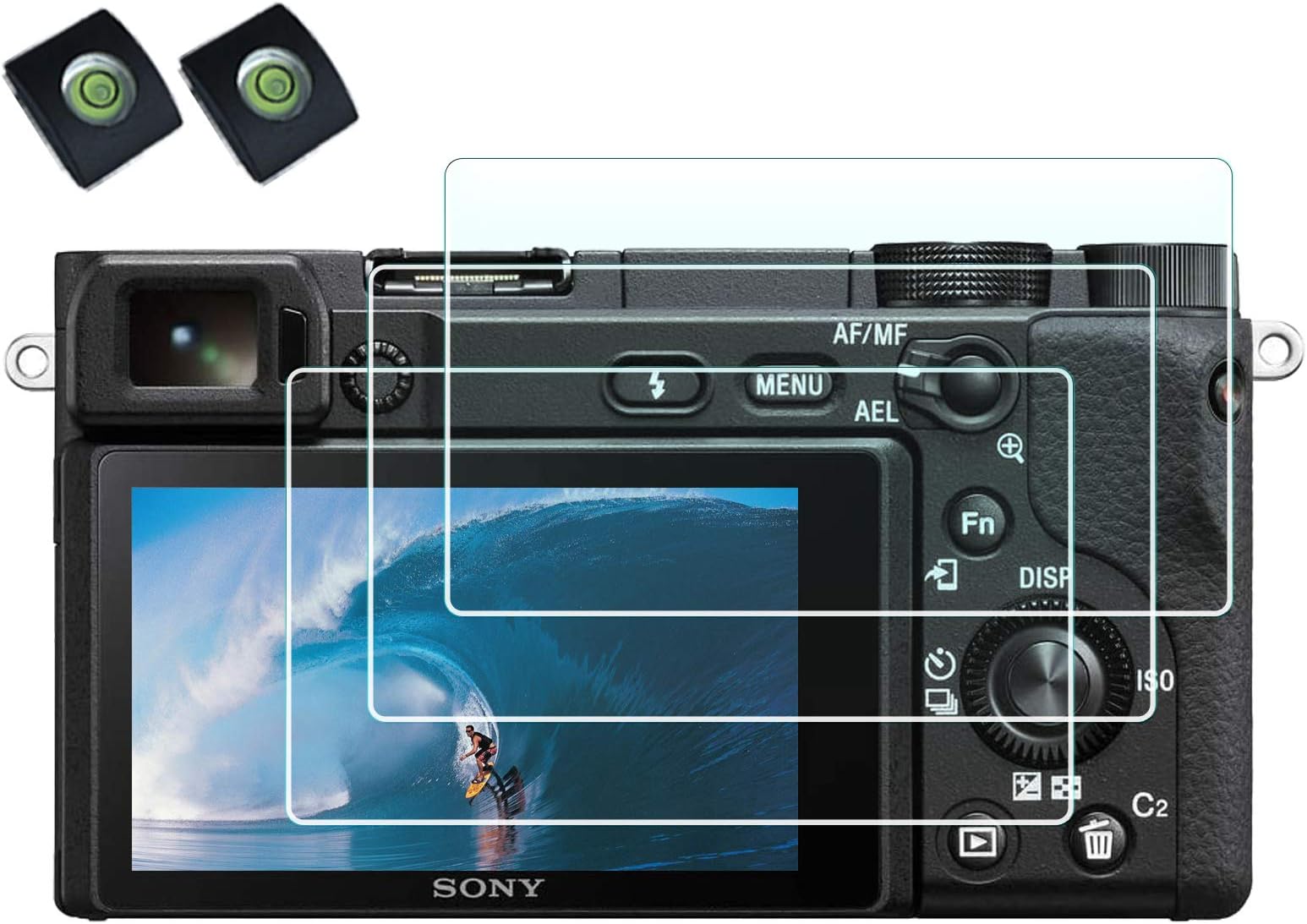 Amazon.com: Mr.Shield [3-Pack] Screen protector for Sony Alpha A6600 ...