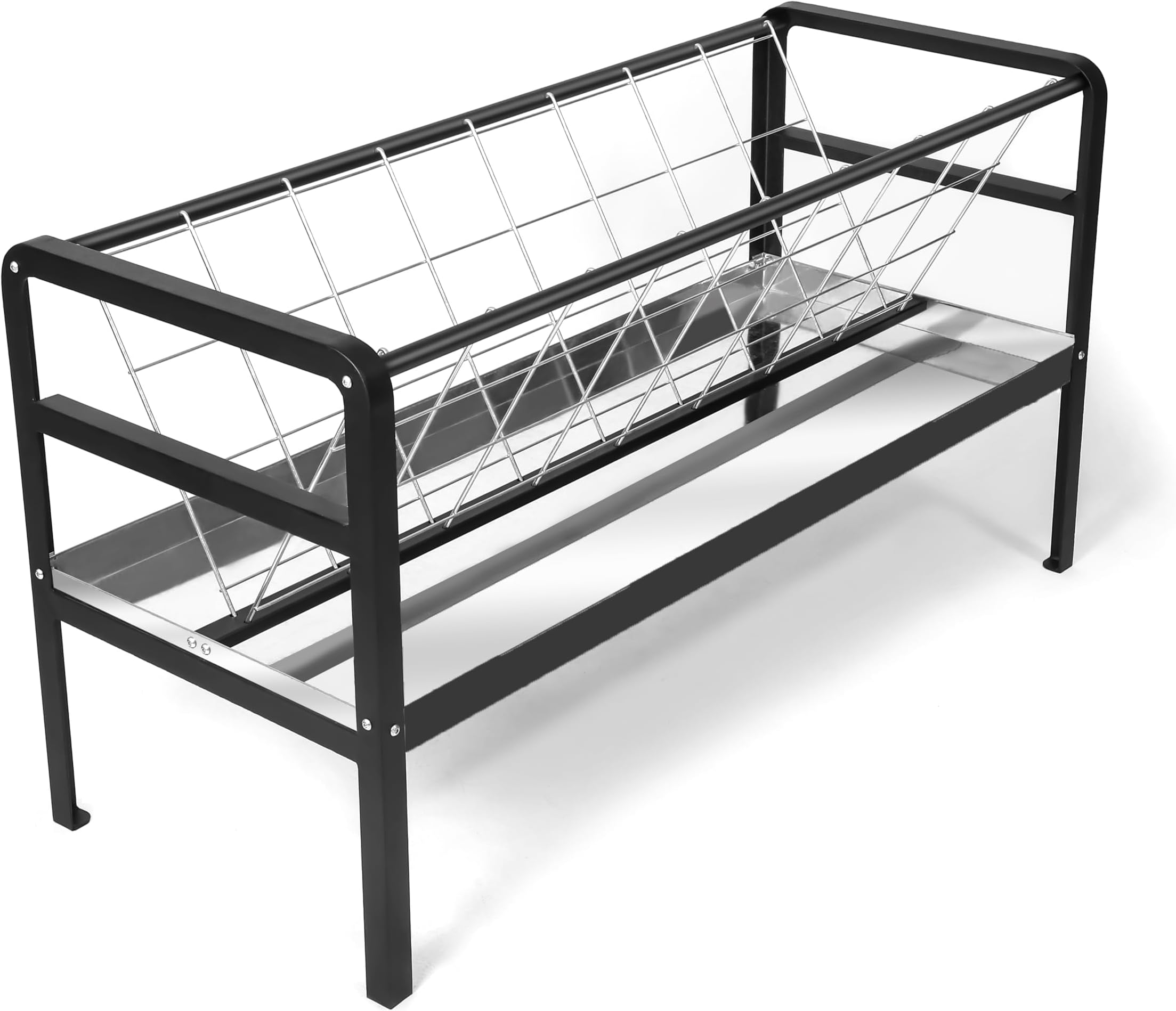 Amazon.com: KUAFU Hay Feeder Hay Rack Wall Mount Horse Goat Feeder ...