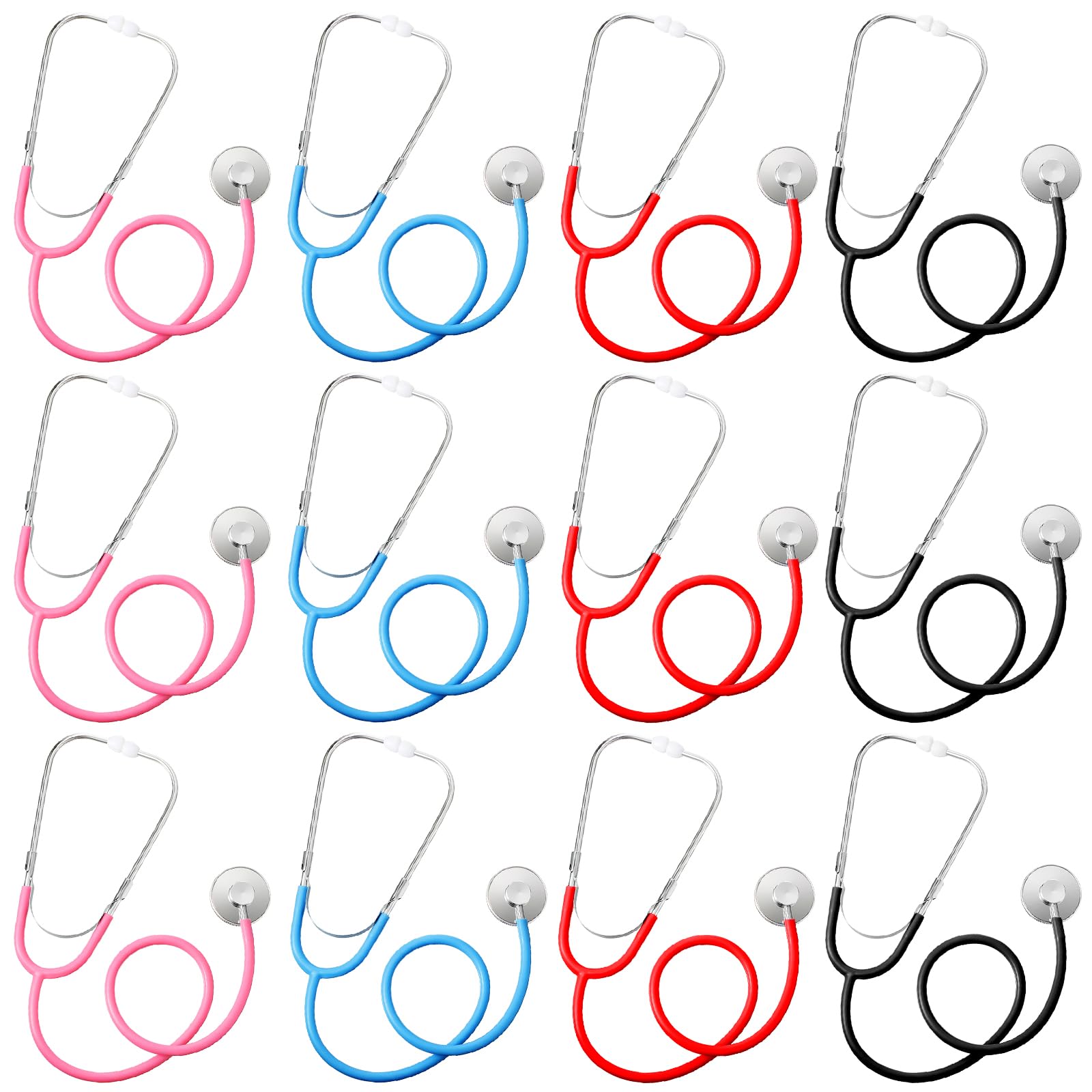 Snapklik.com : Hanaive 12 Pcs Kids Stethoscope Toys Bulk Real Working ...
