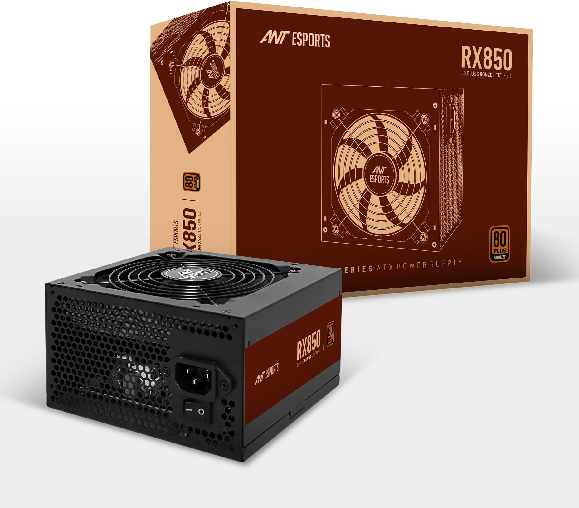 Amazon.in: Buy Ant Esports RX550 550 Watt 80 Plus Bronze Certified ...