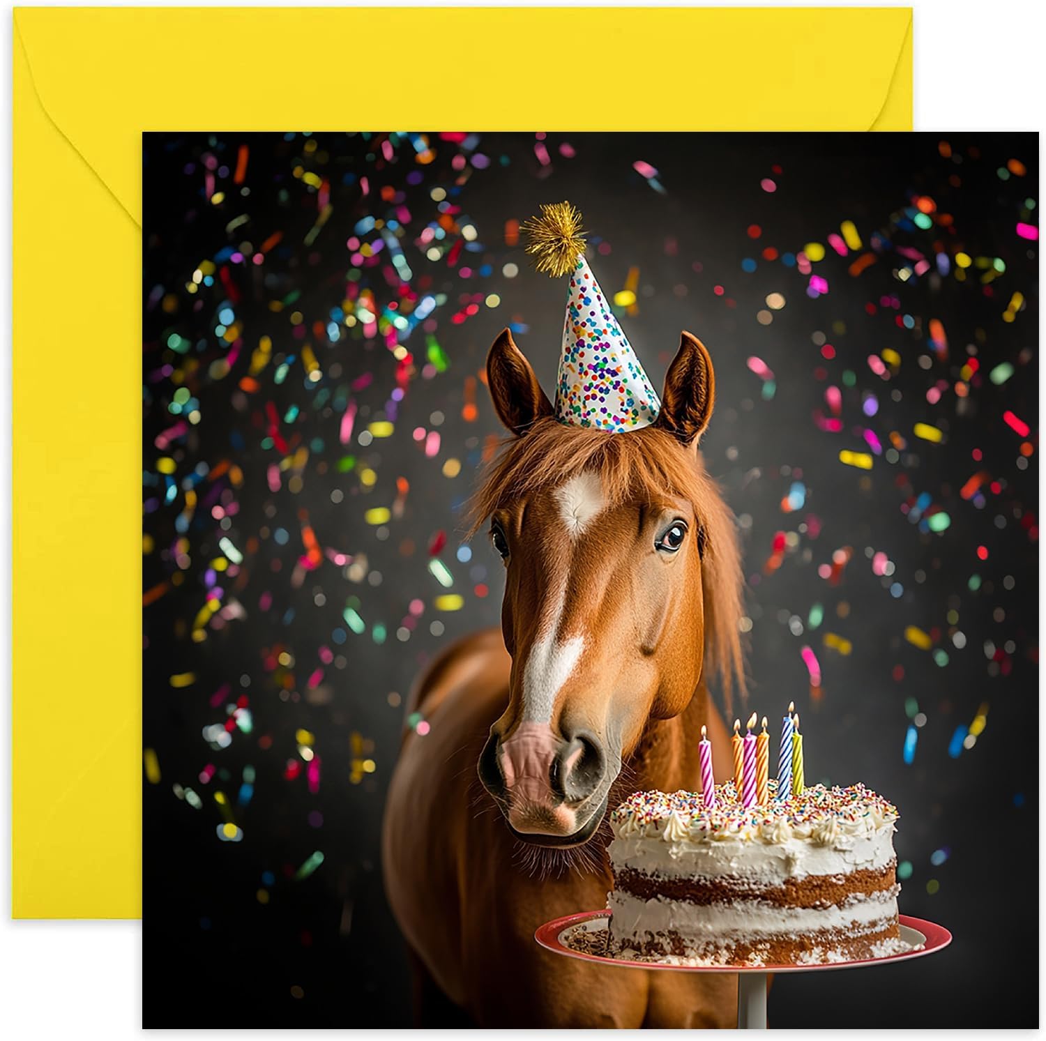 Watercolour Horses Happy Birthday Card - Special Card For Family and ...