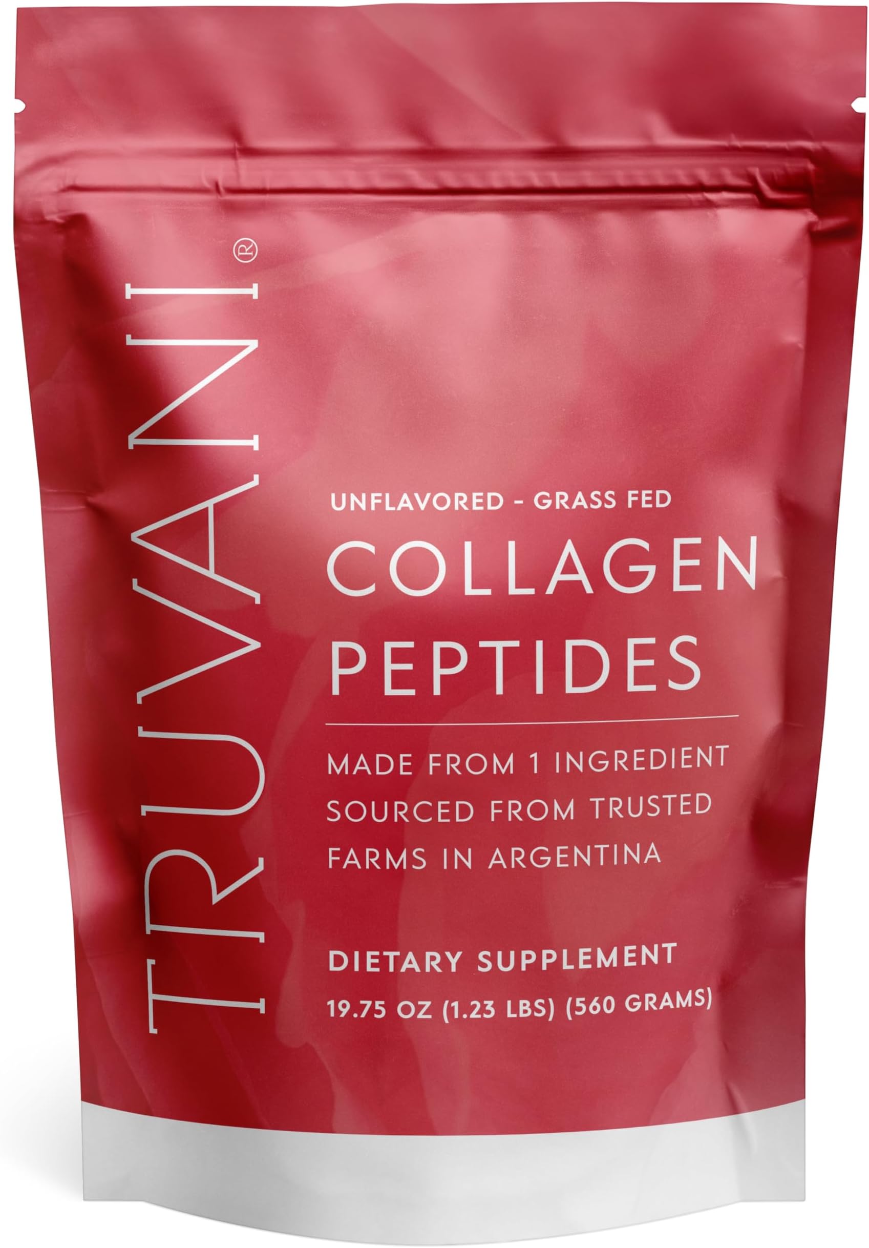 Amazon.com: Truvani Hydrolyzed Collagen Peptides | Unflavored | 28 ...