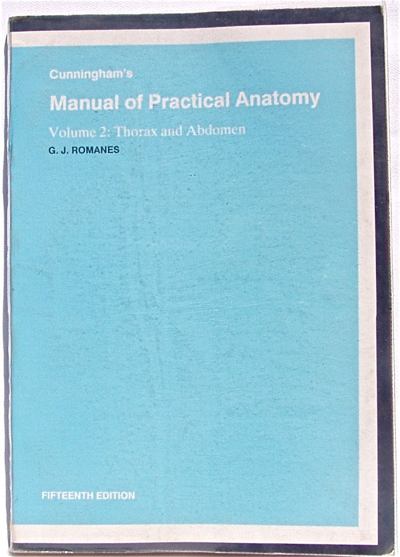 Cunningham's Manual of Practical Anatomy: Thorax and Abdomen ...