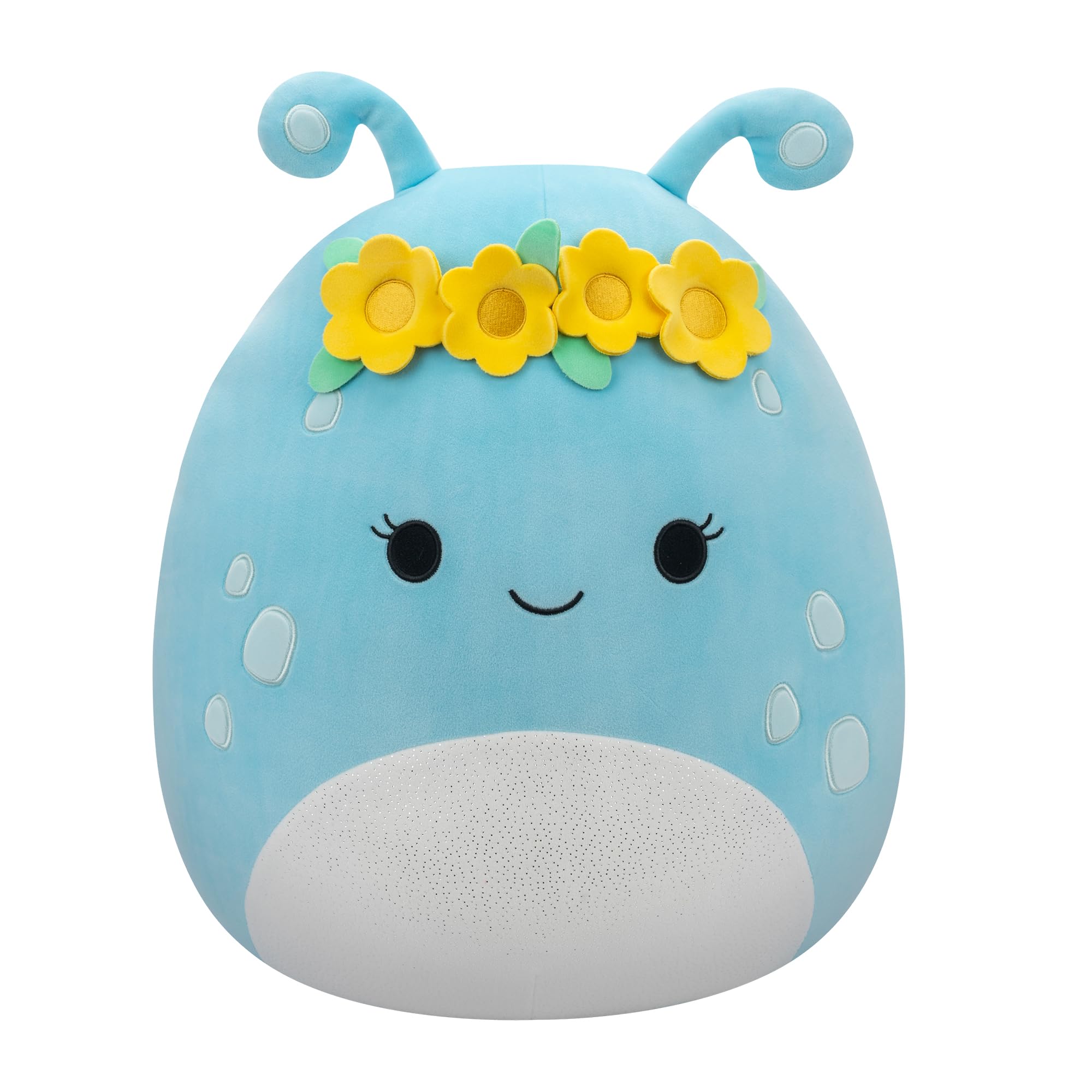 Squishmallows SQCR05479 16-Inch-Natnat The Pastel Blue Alien with ...