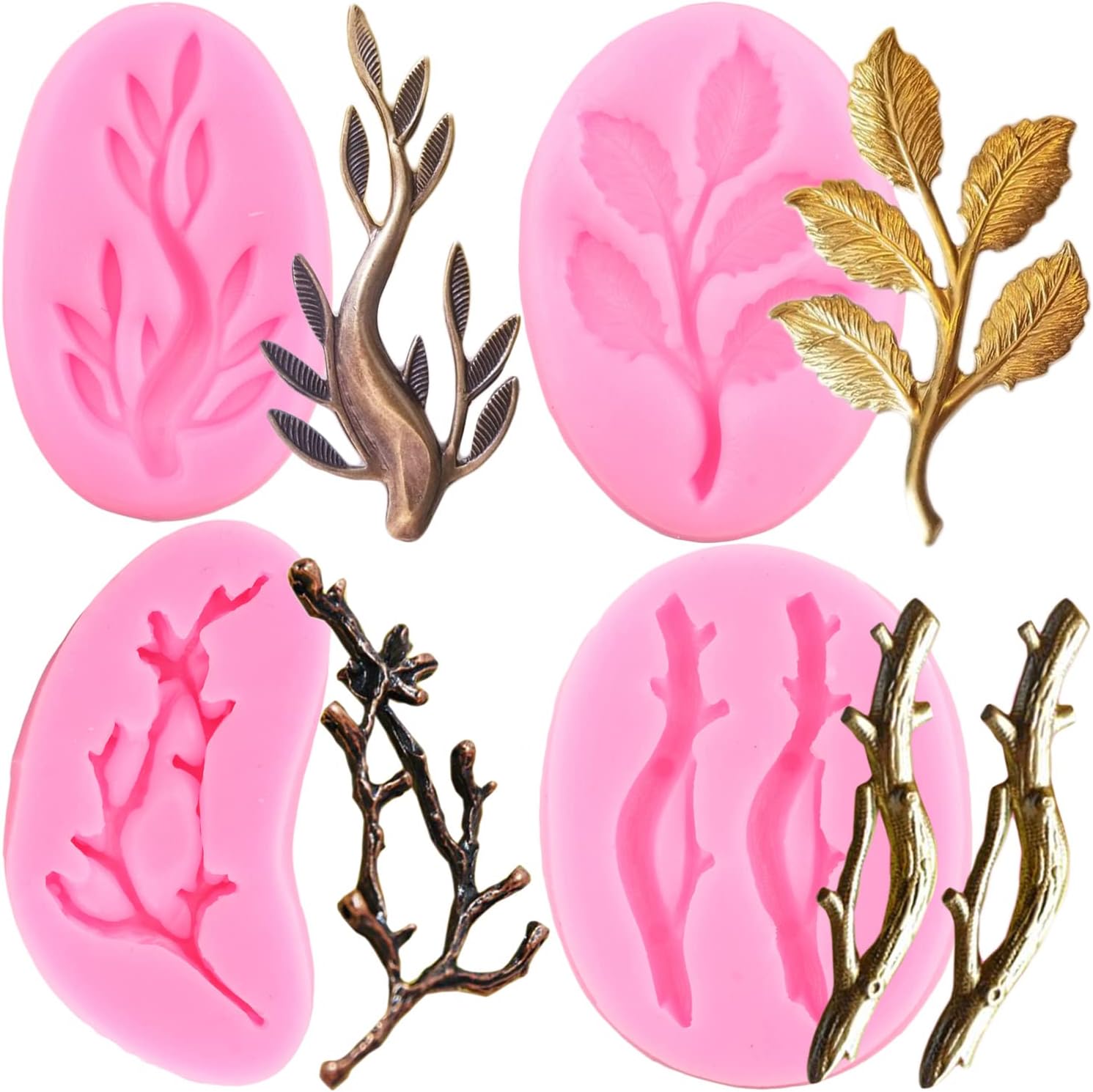 Amazon.com: Large Lily of the Valley Silicone Molds Bell Orchid Branch ...