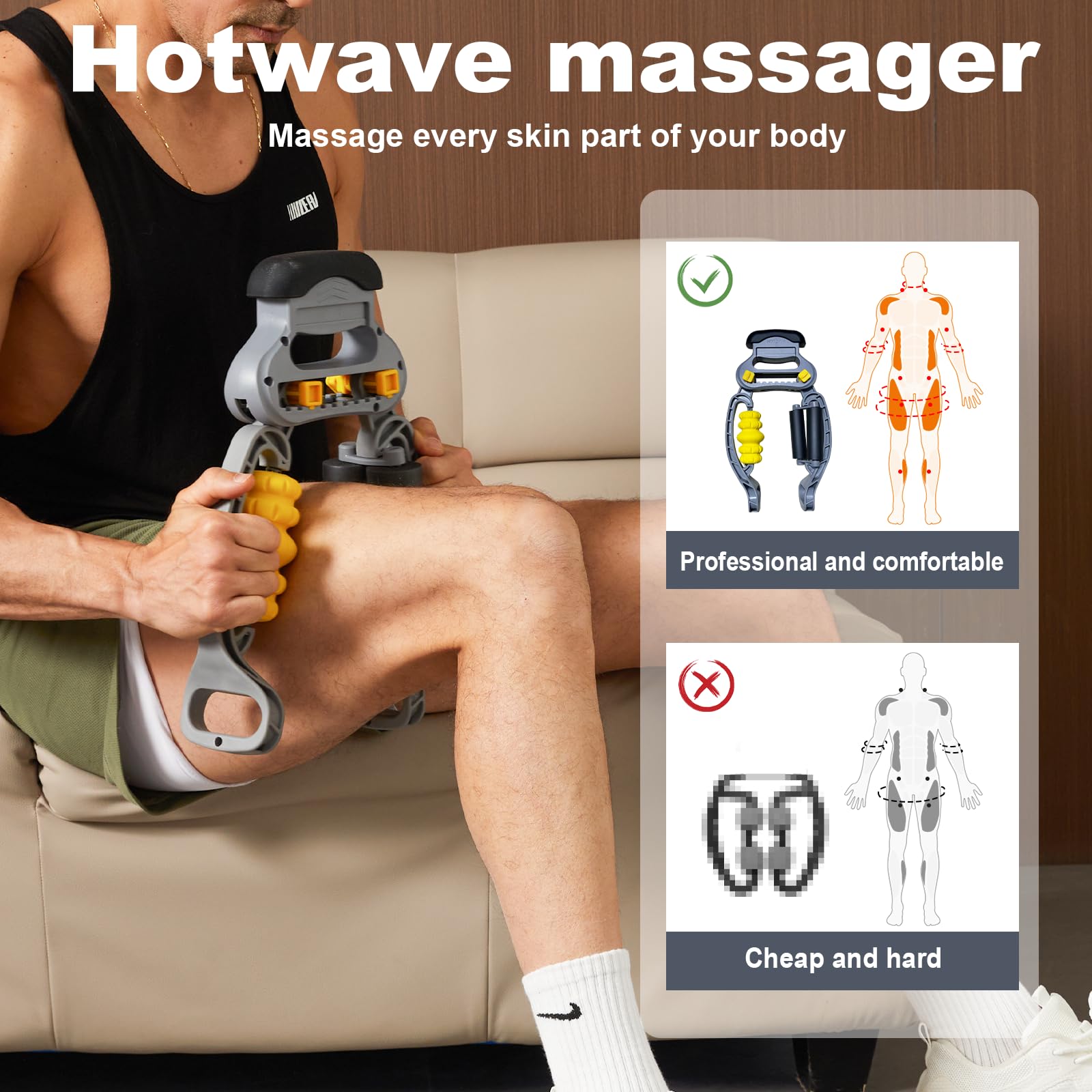 Snapklik.com : Tennis Elbow Relief Massager For Leg And Arm, Adjustable ...